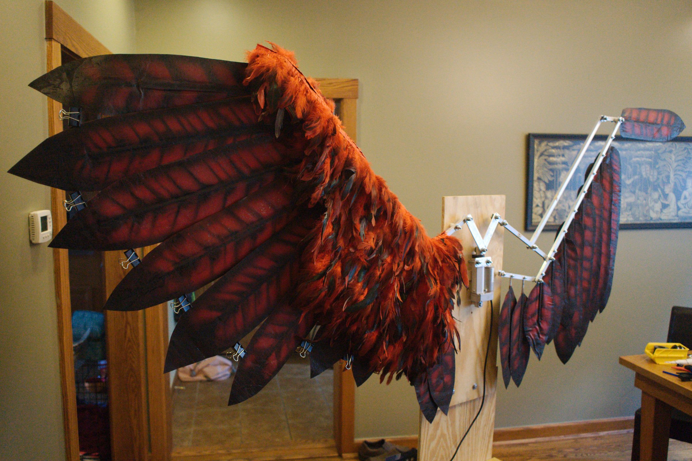 Articulating Electric Mechanical Wings : 10 Steps (with Pictures ...