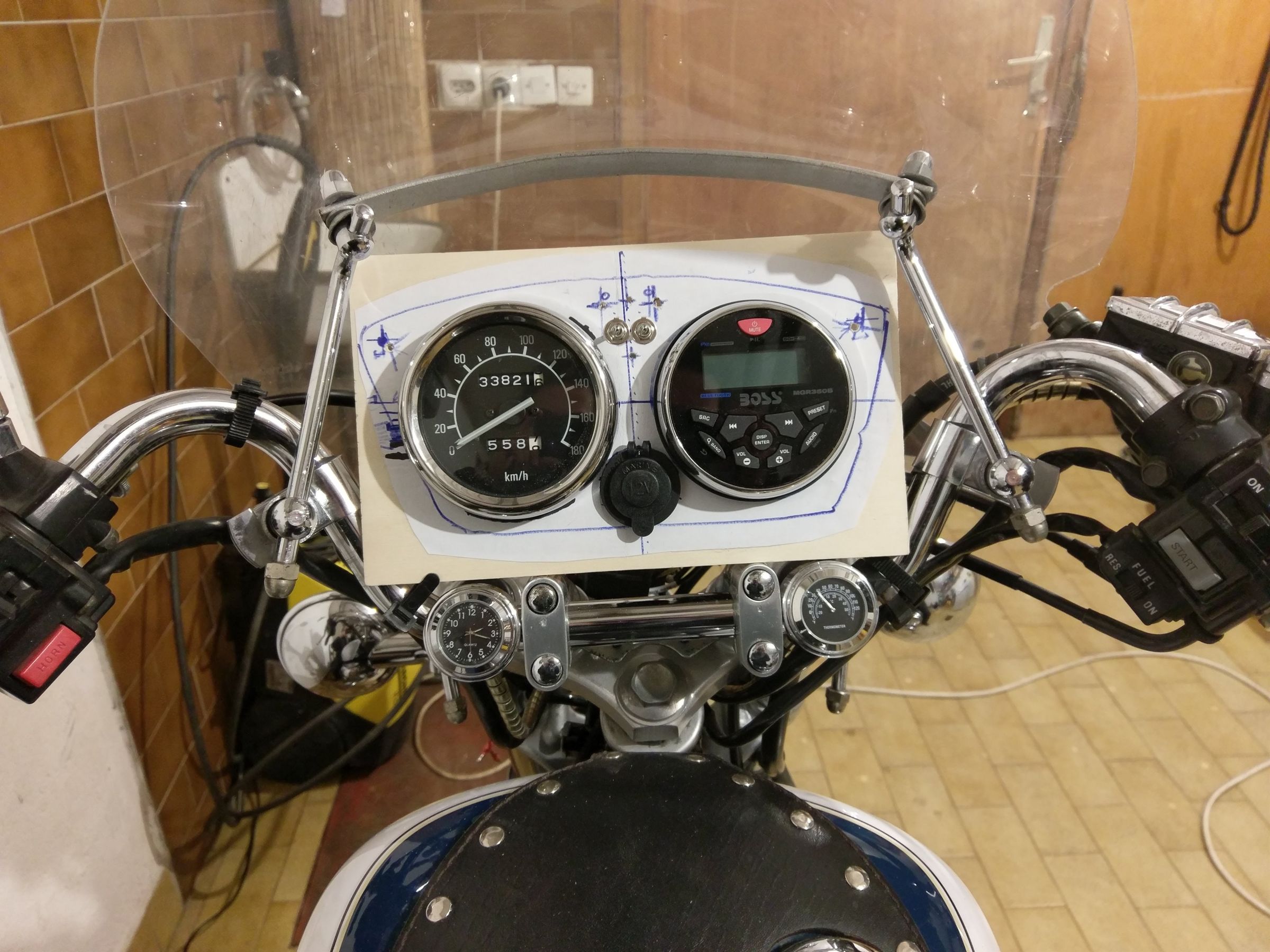 Custom Chopper Dashboard : 8 Steps (with Pictures) - Instructables