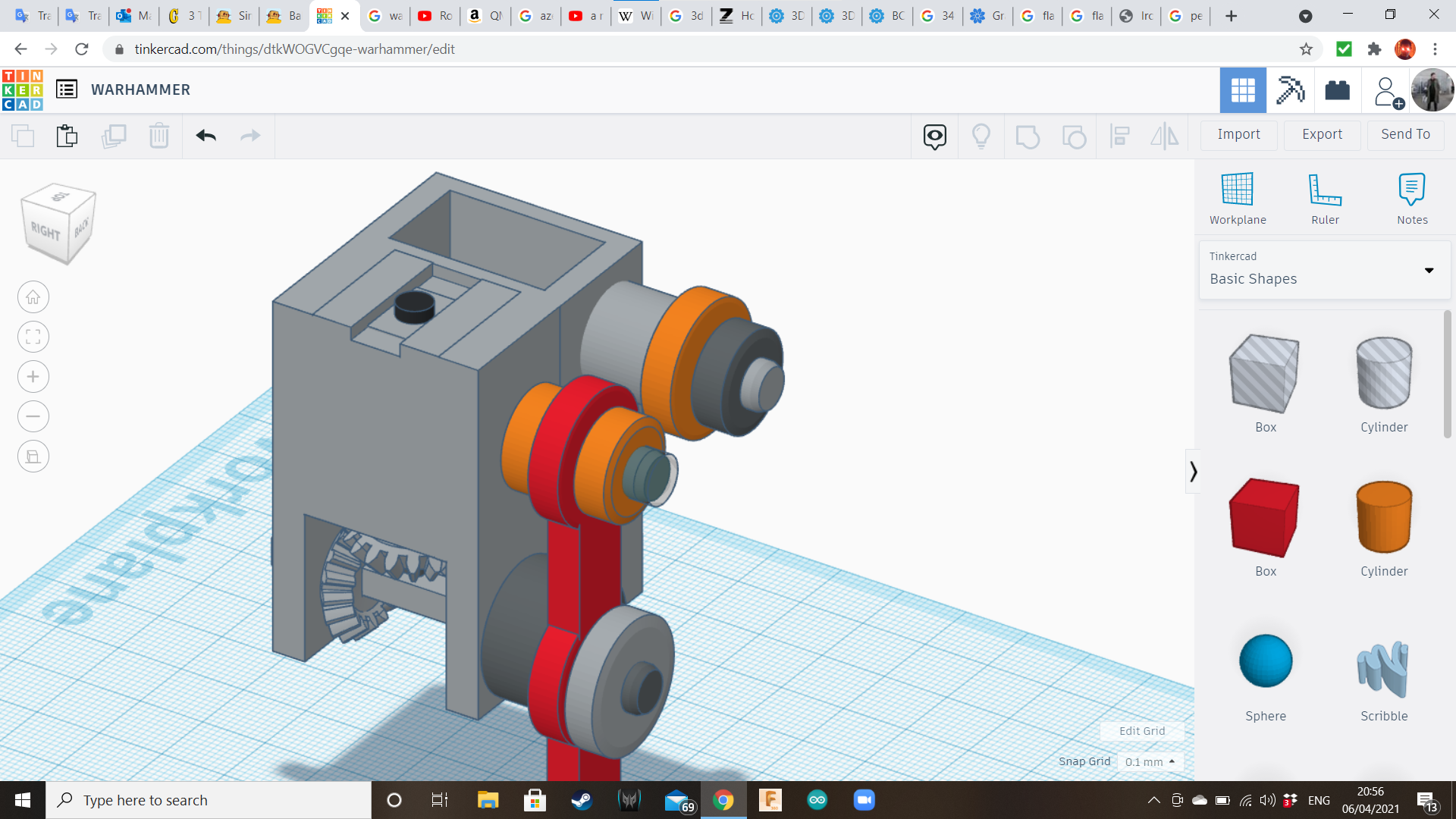 Tinkercad Robotics for (High) School: Walking Warhammer 40K's ...