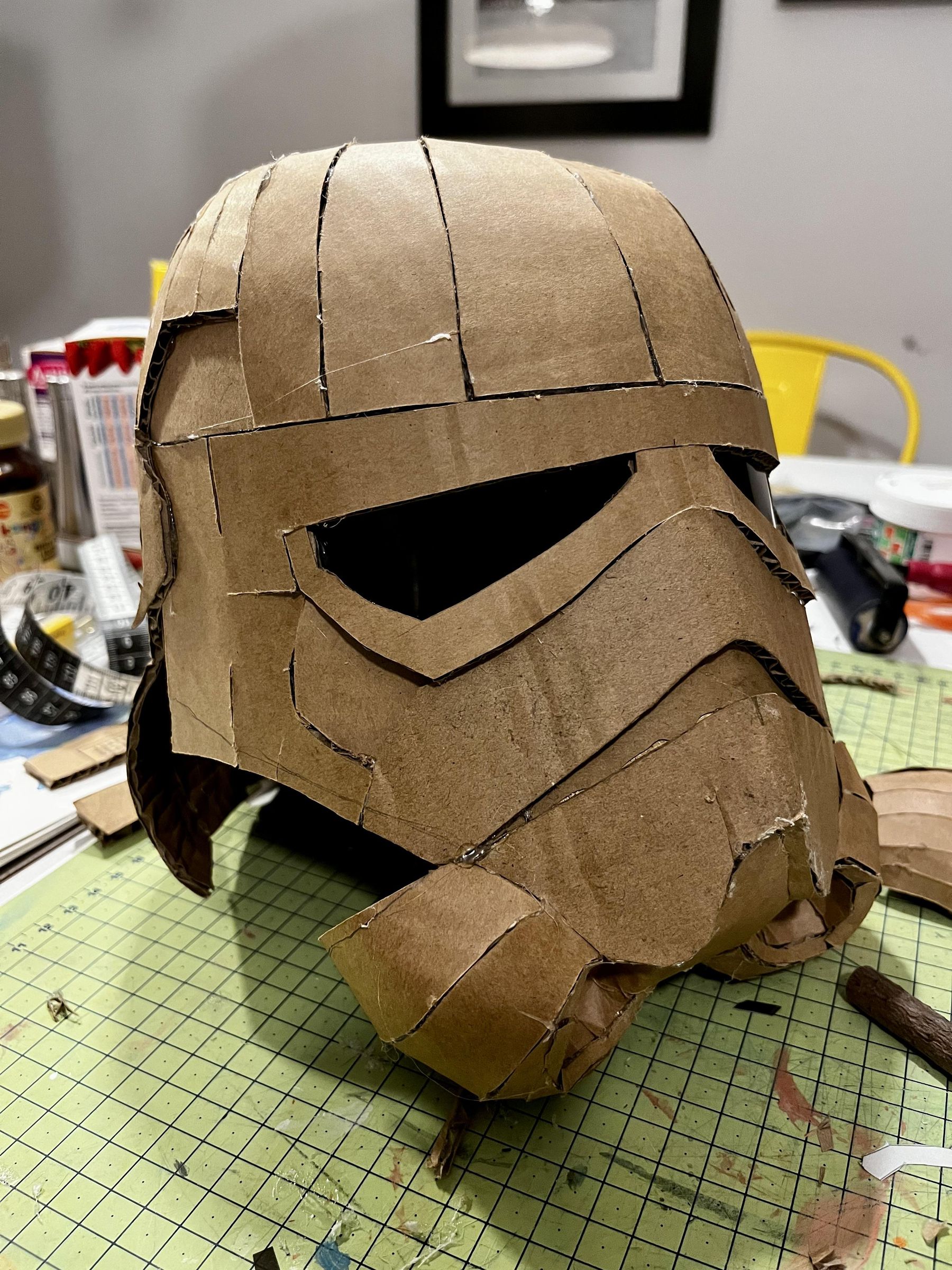 Cardboard Stormtrooper Helmet : 7 Steps (with Pictures) - Instructables