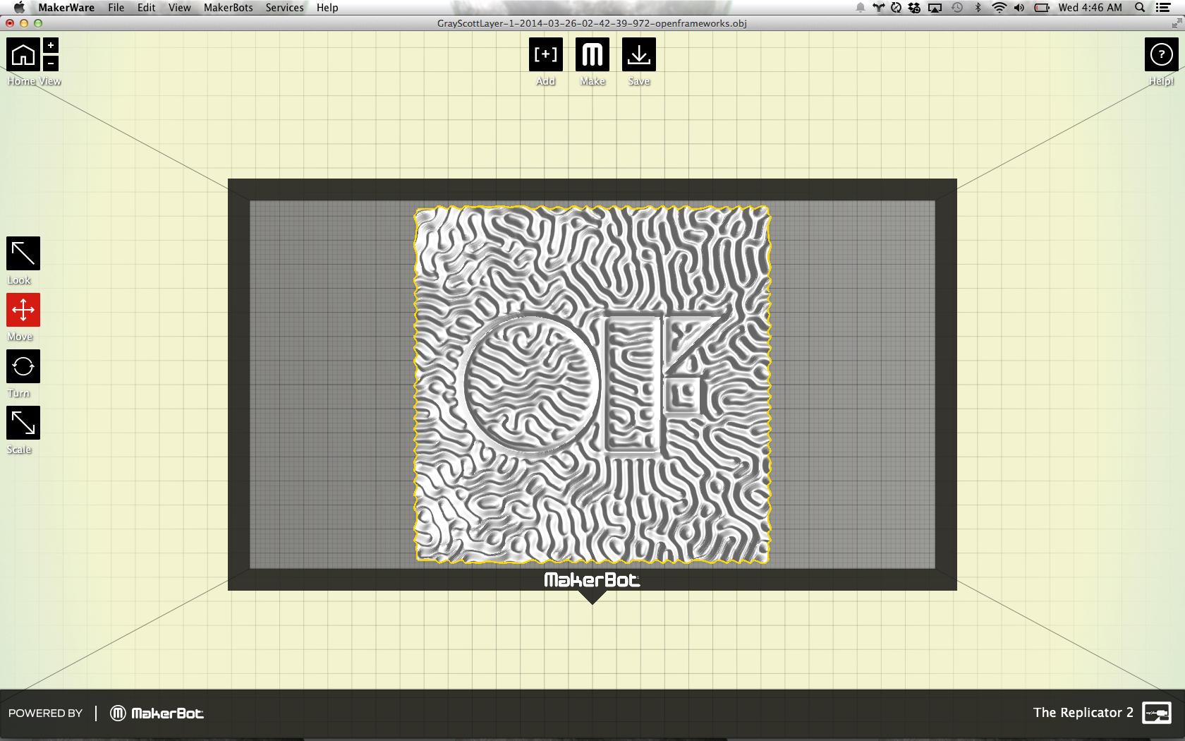 3D Printed Reaction Diffusion Patterns : 4 Steps (with Pictures ...