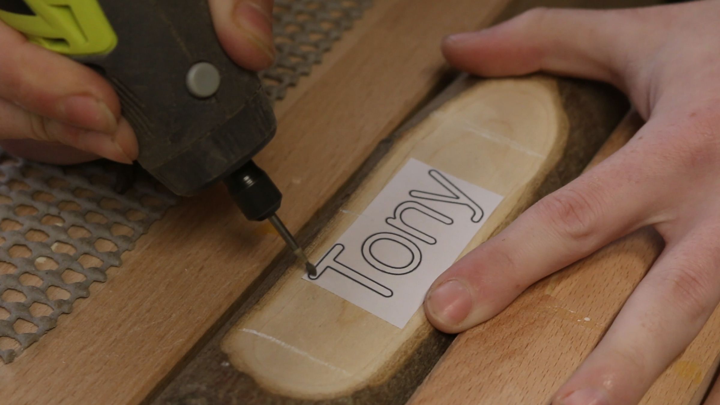 Super Simple! Rustic Log Name Plate : 4 Steps (with Pictures ...