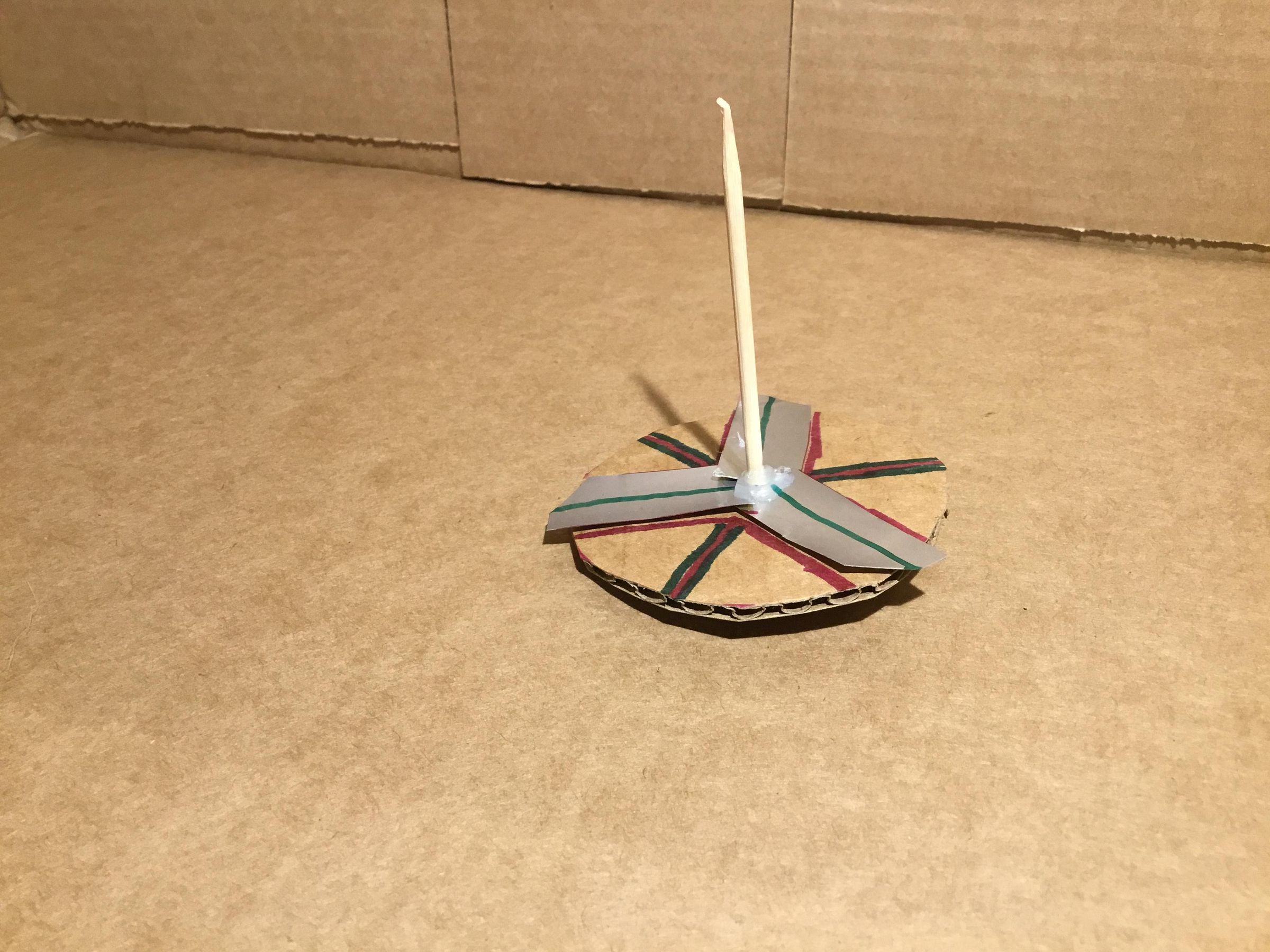 Cardboard Spinners From Recycled Materials : 6 Steps - Instructables