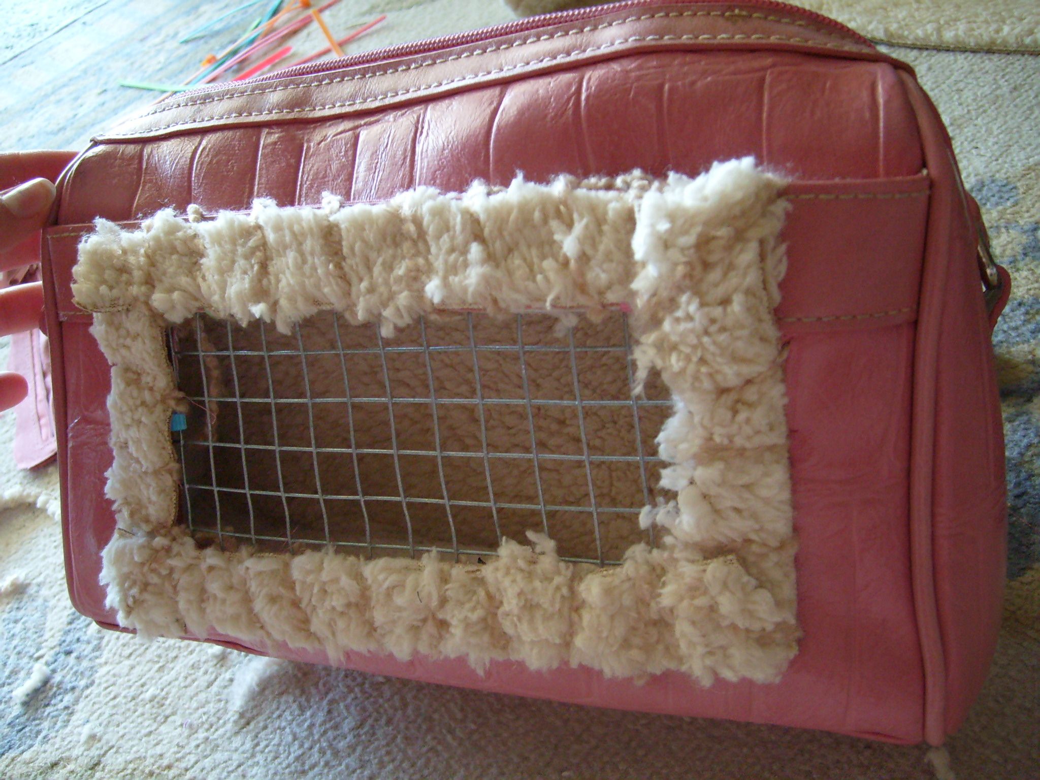 DIY Recycled Small Pet Carrier Backpack : 8 Steps (with Pictures ...