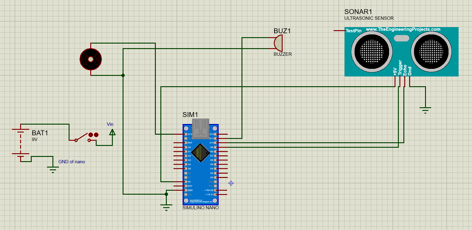 Smart Blind Man Walking Stick With Arduino Nano : 5 Steps - Instructables