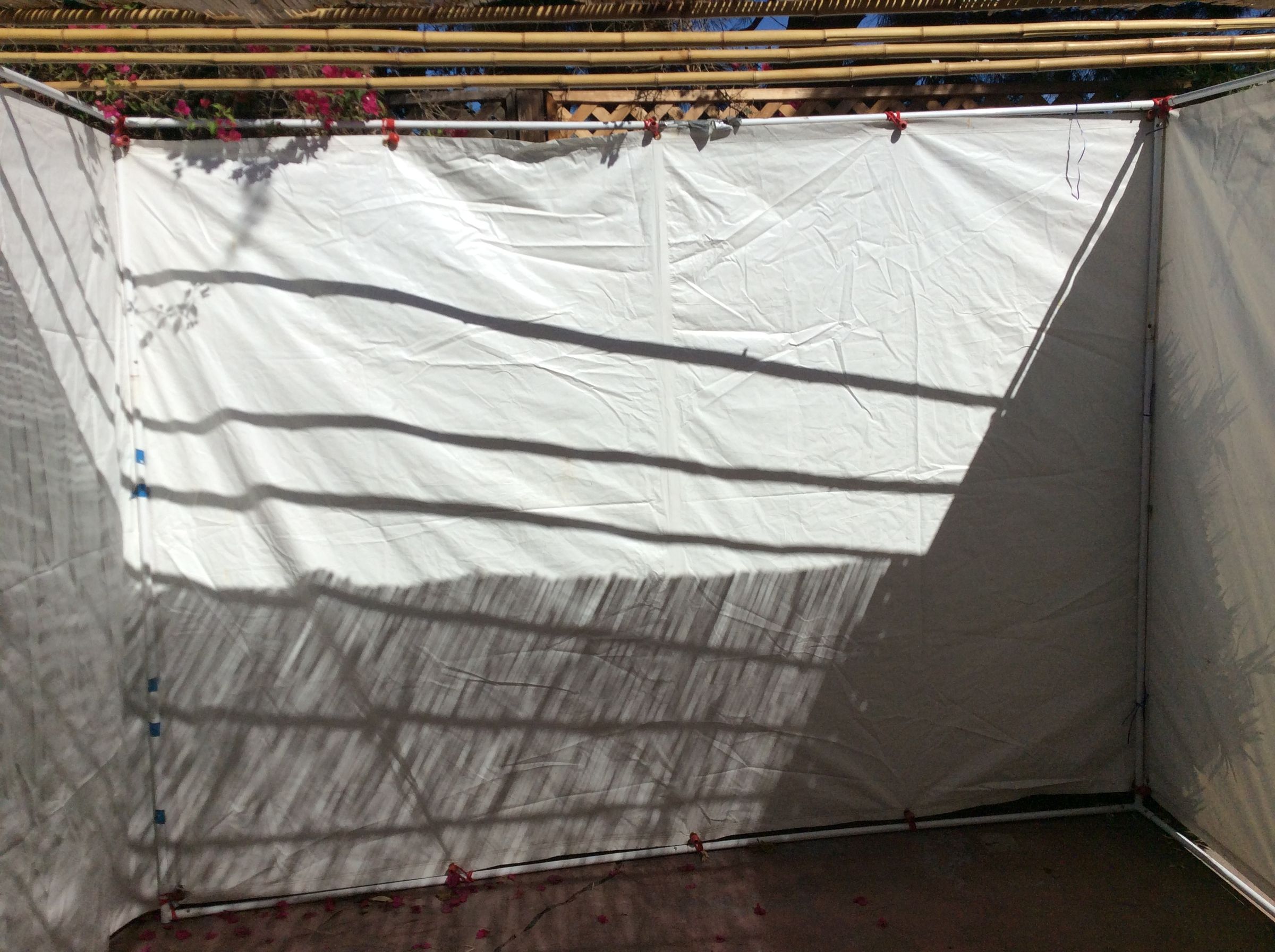 Build a Shelter (sukkah, Booth, Hut) : 8 Steps (with Pictures ...