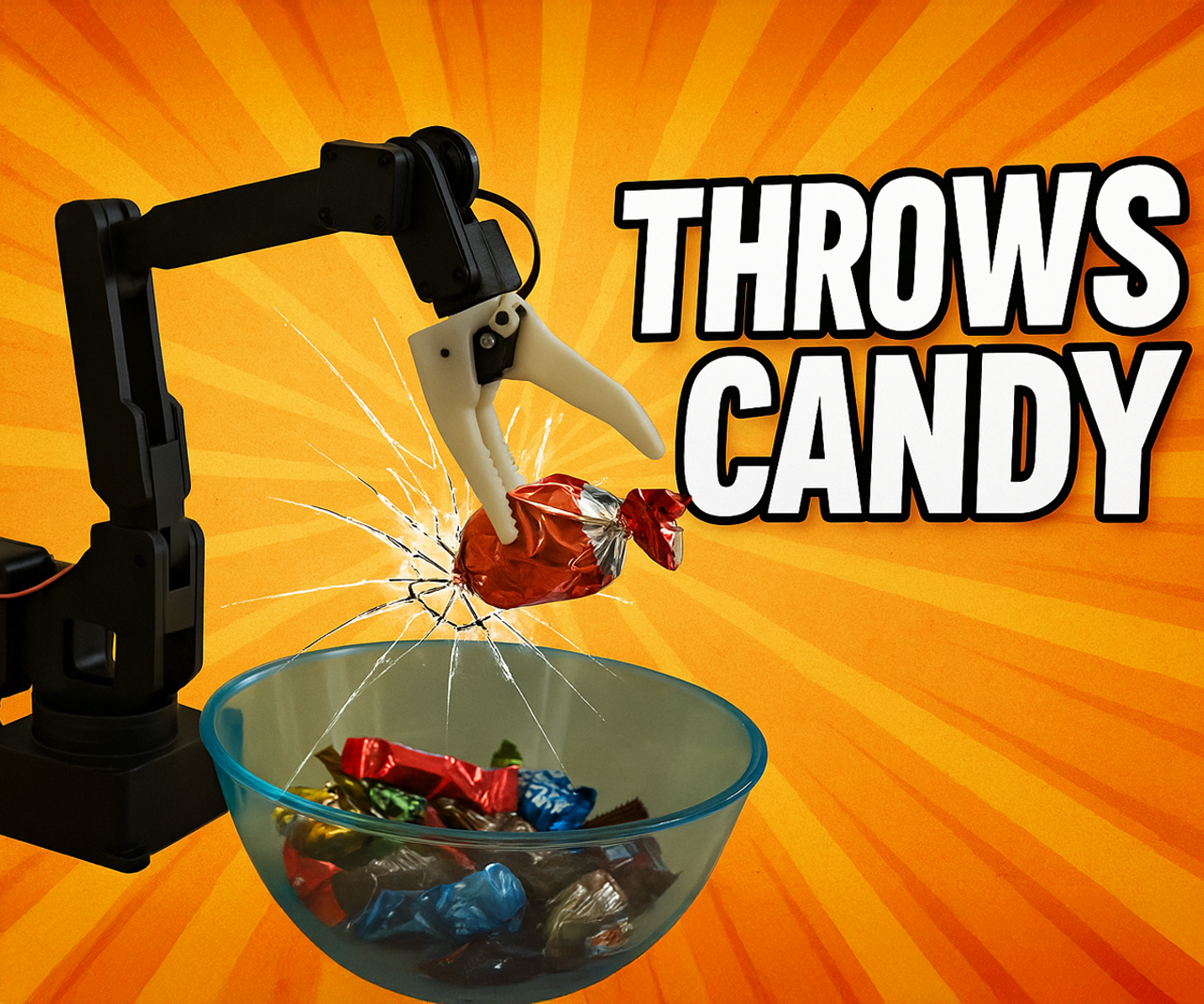 Candy Throwing Robot Arm : 5 Steps (with Pictures) - Instructables