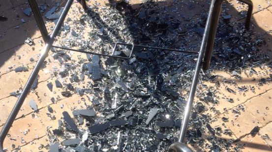 Broken Glass Table Top