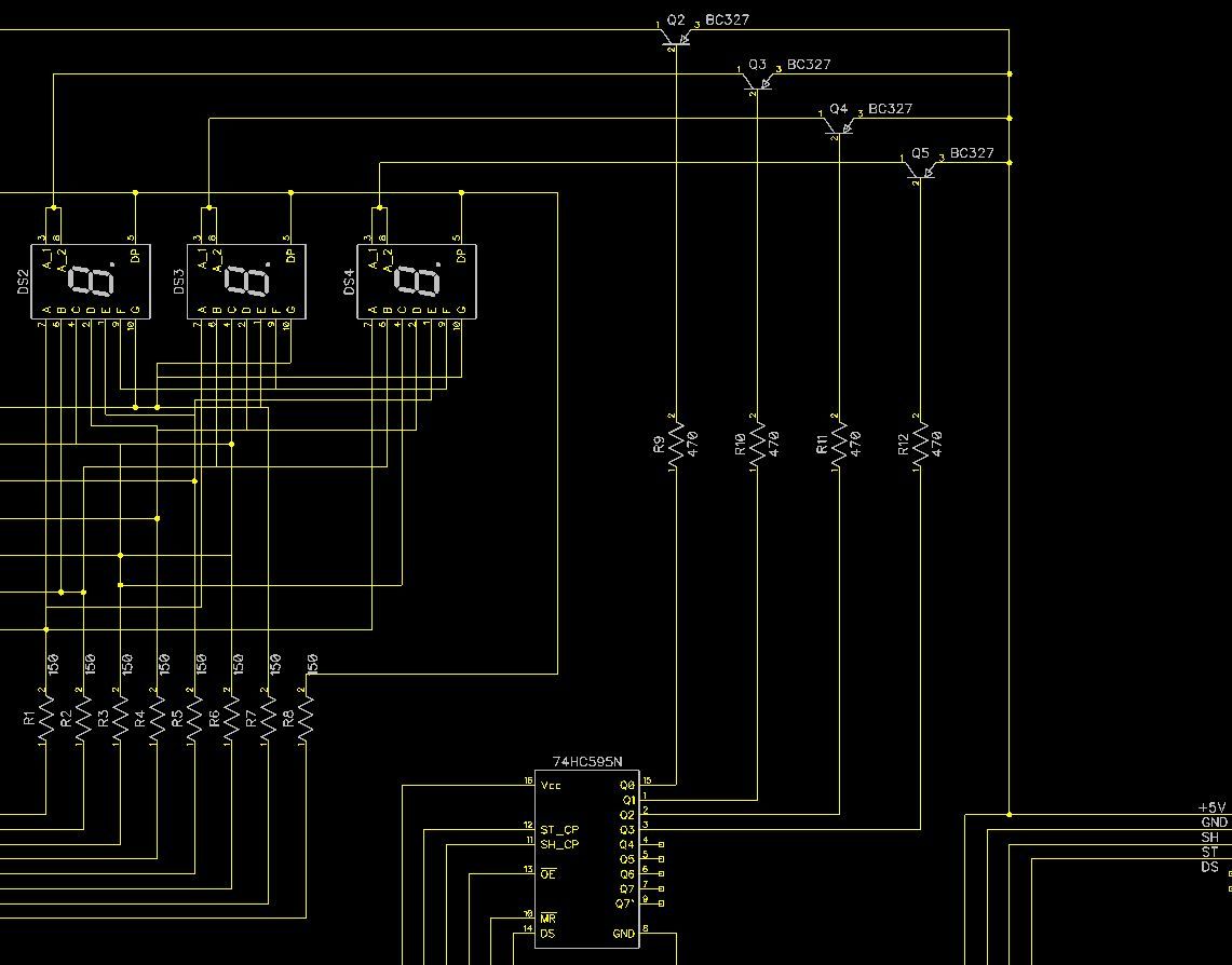Using Shift Register 74HC595 With ULN2803, UDN2981 and BC327 : 5 Steps - Instructables