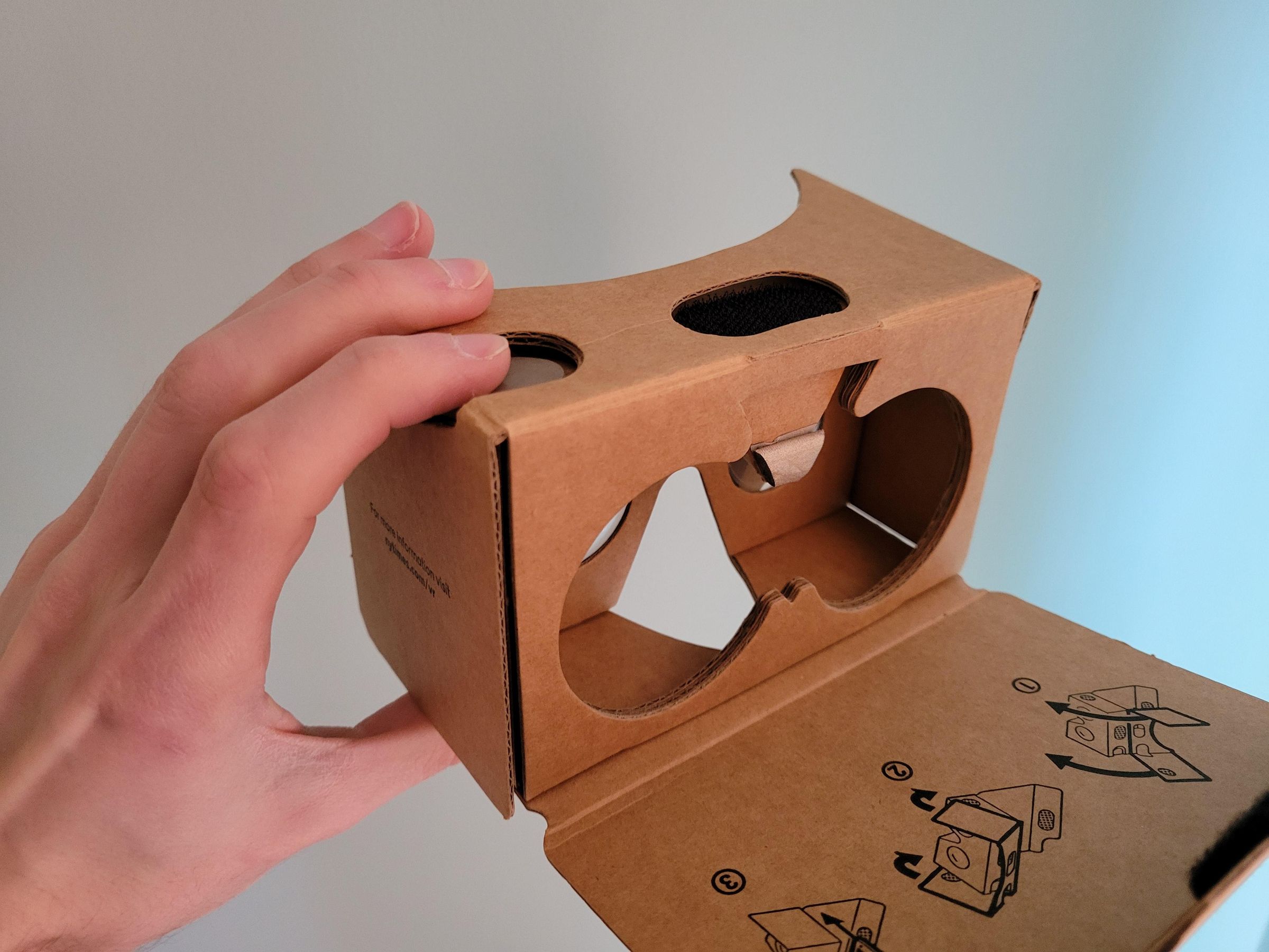 Using the Google Cardboard Viewer With a Google Daydream Headset : 3 ...