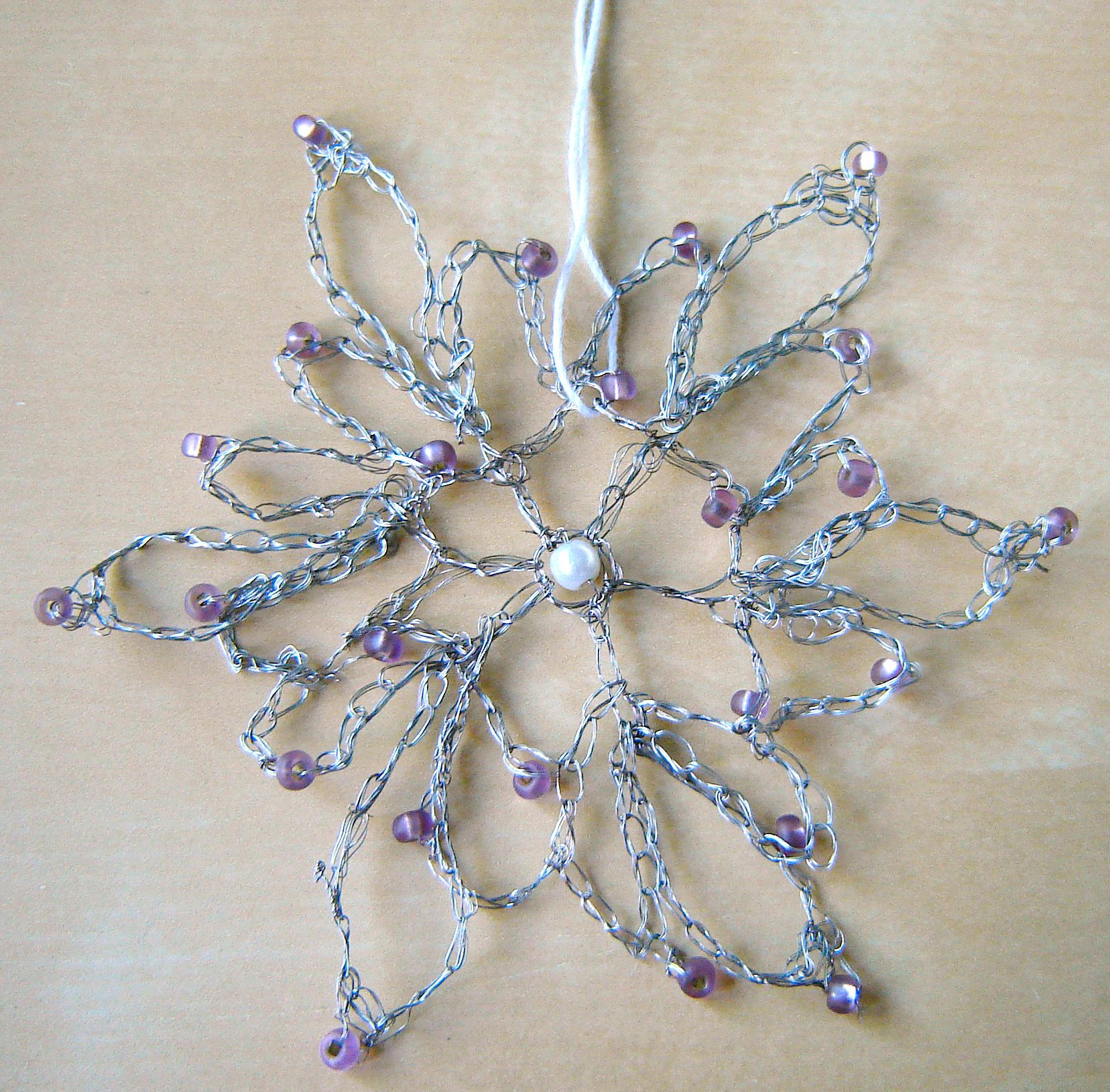 Wire Snowflake : 4 Steps (with Pictures) - Instructables
