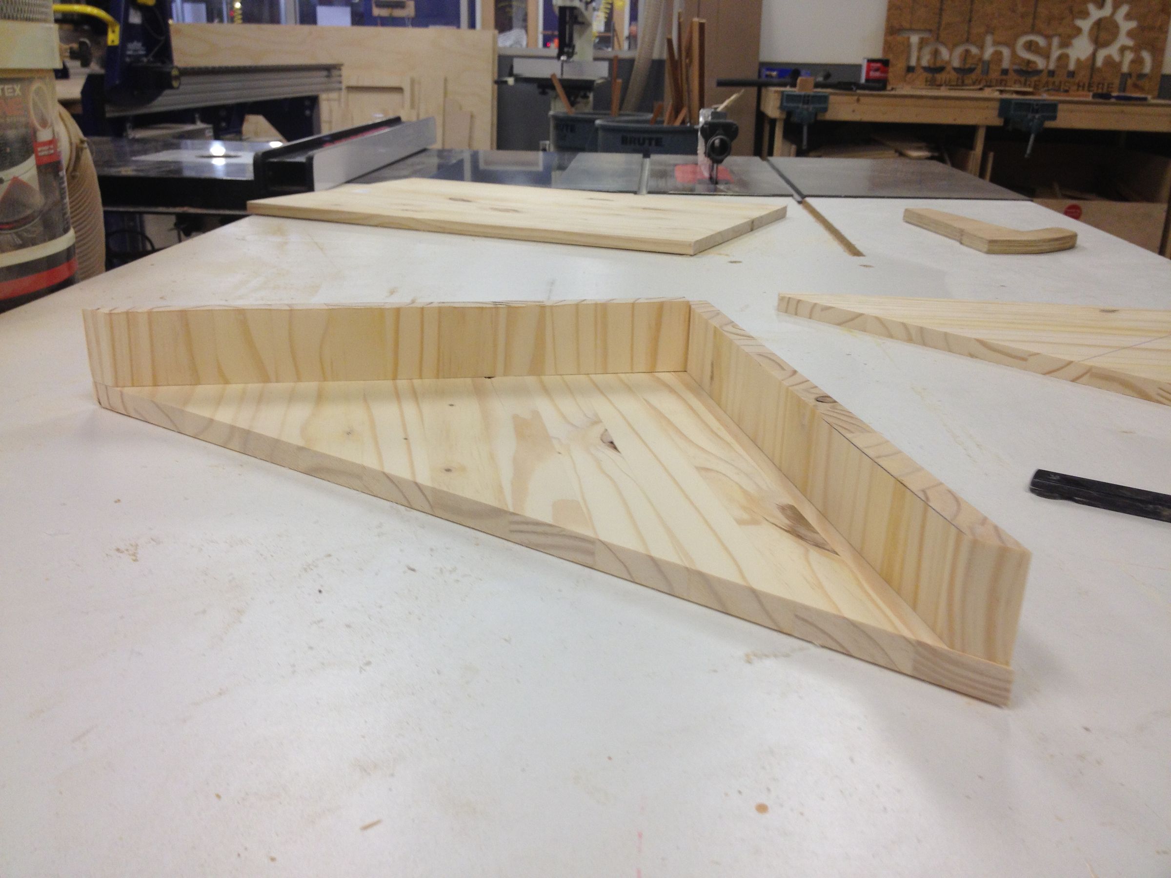 How to Make a Strong Corner Shelf for Under $12 @ Techshop : 4 Steps ...