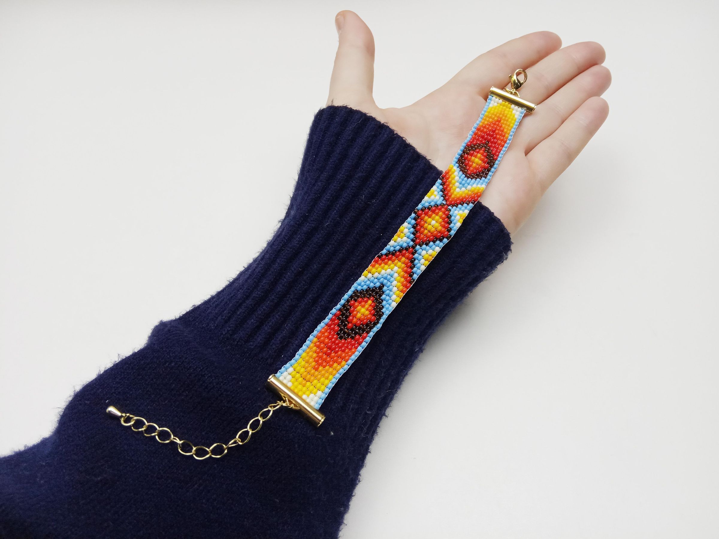 Pattern Beaded Bracelet : 7 Steps (with Pictures) - Instructables