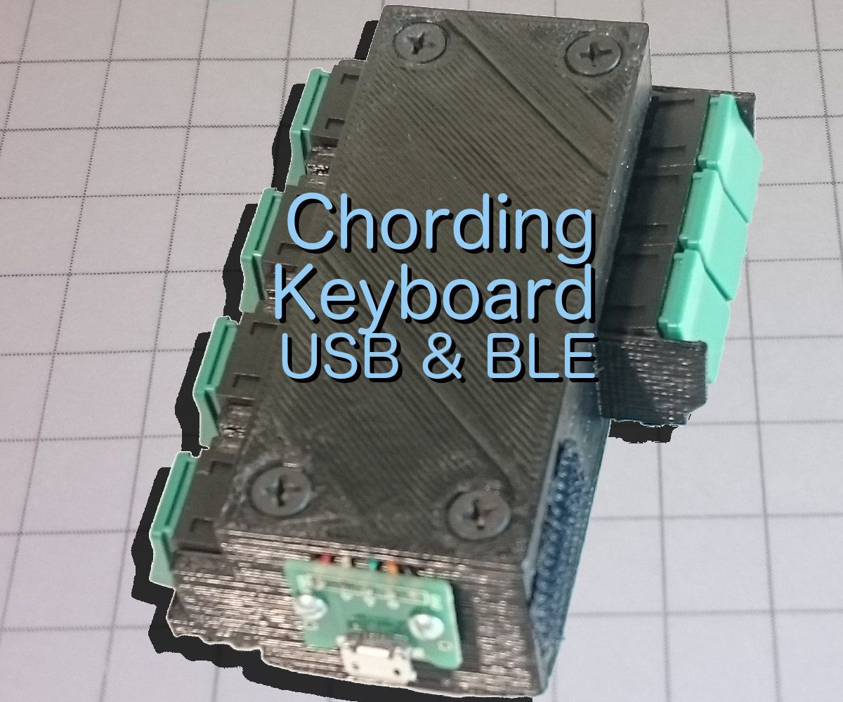 Chording Keyboard BLE and USB : 6 Steps - Instructables