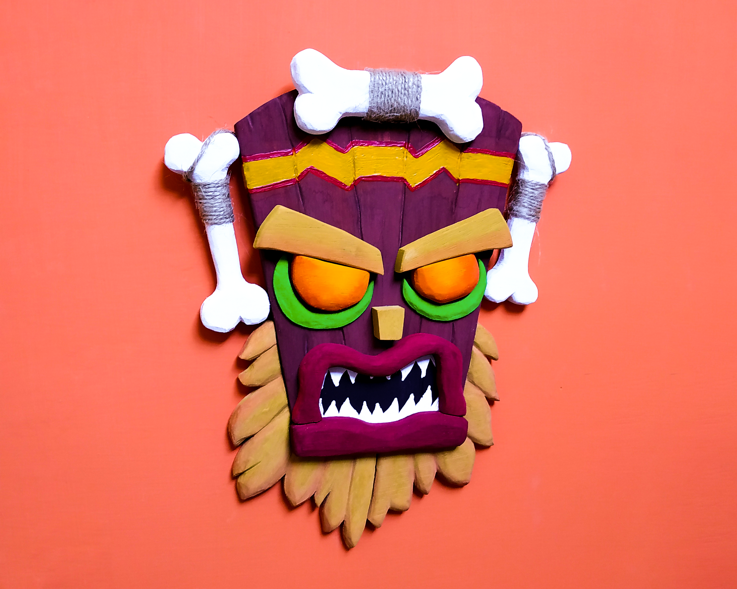 Wooden Aku Aku & Uka Uka Masks : 6 Steps (with Pictures) - Instructables