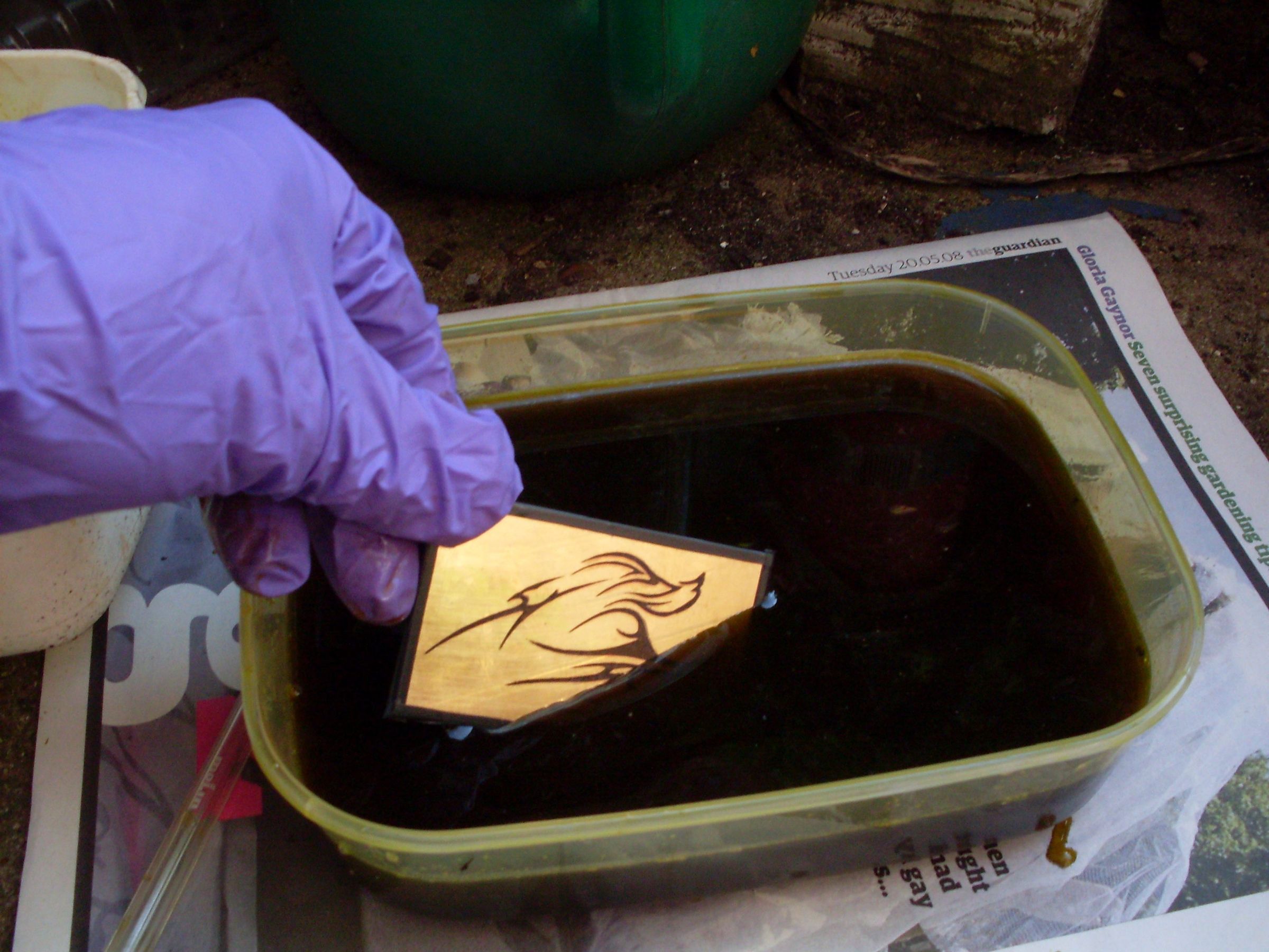 Etching Brass Plates : 12 Steps (with Pictures) - Instructables