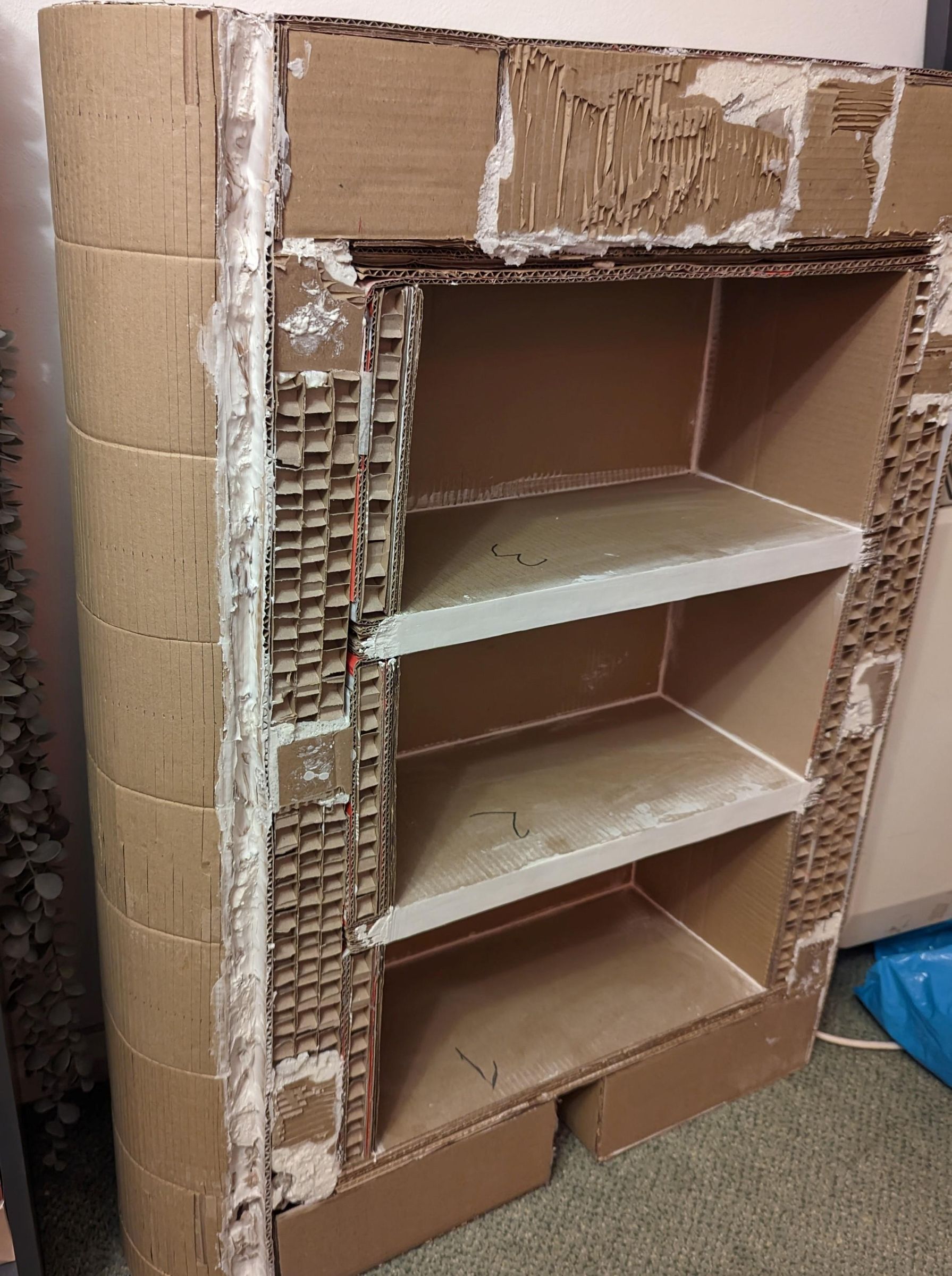 Giant Book- Bookcase (Made Entirely Out of Cardboard) : 14 Steps (with ...