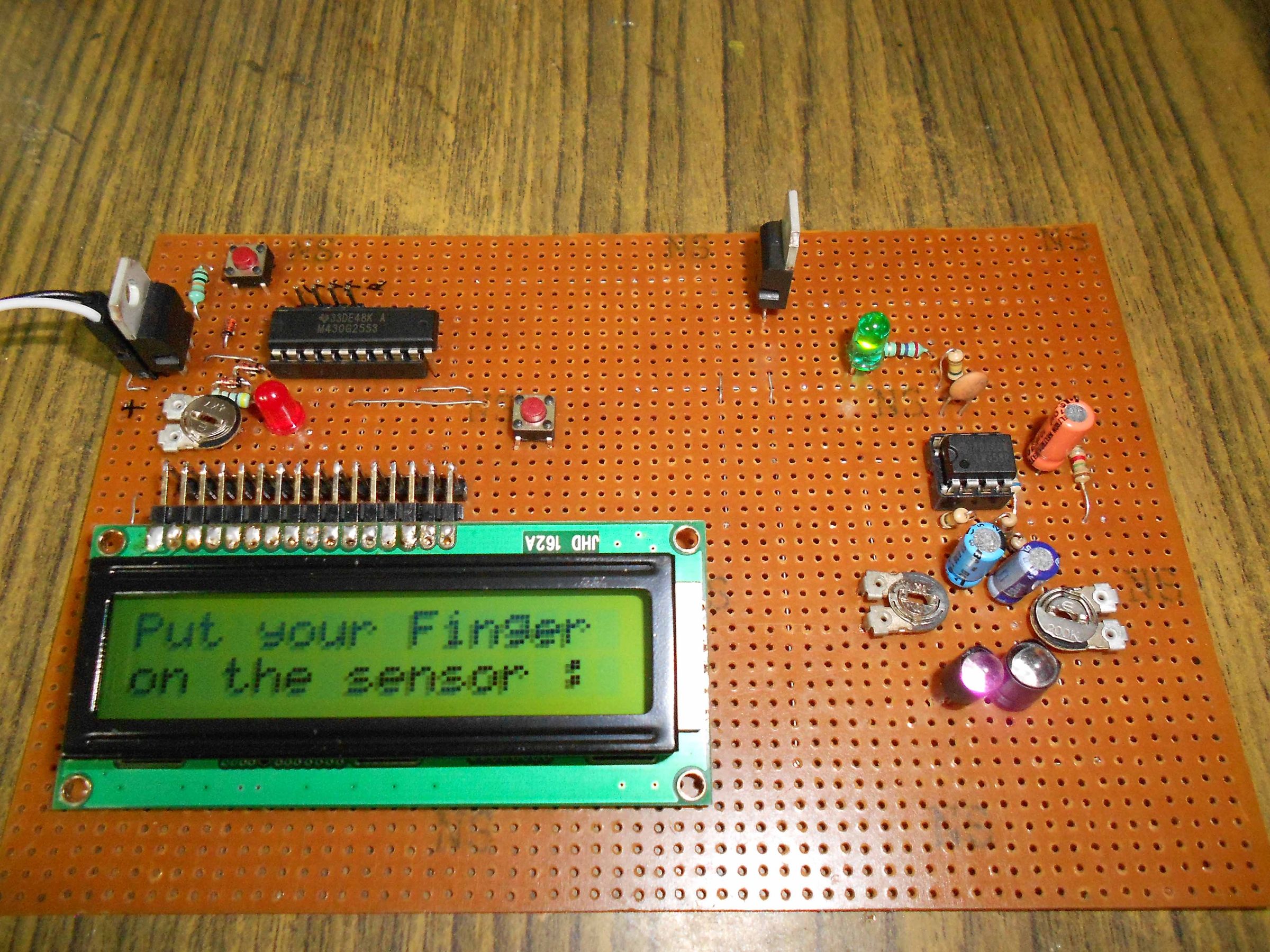 Heart-Beat Counter Using MSP430 - Instructables