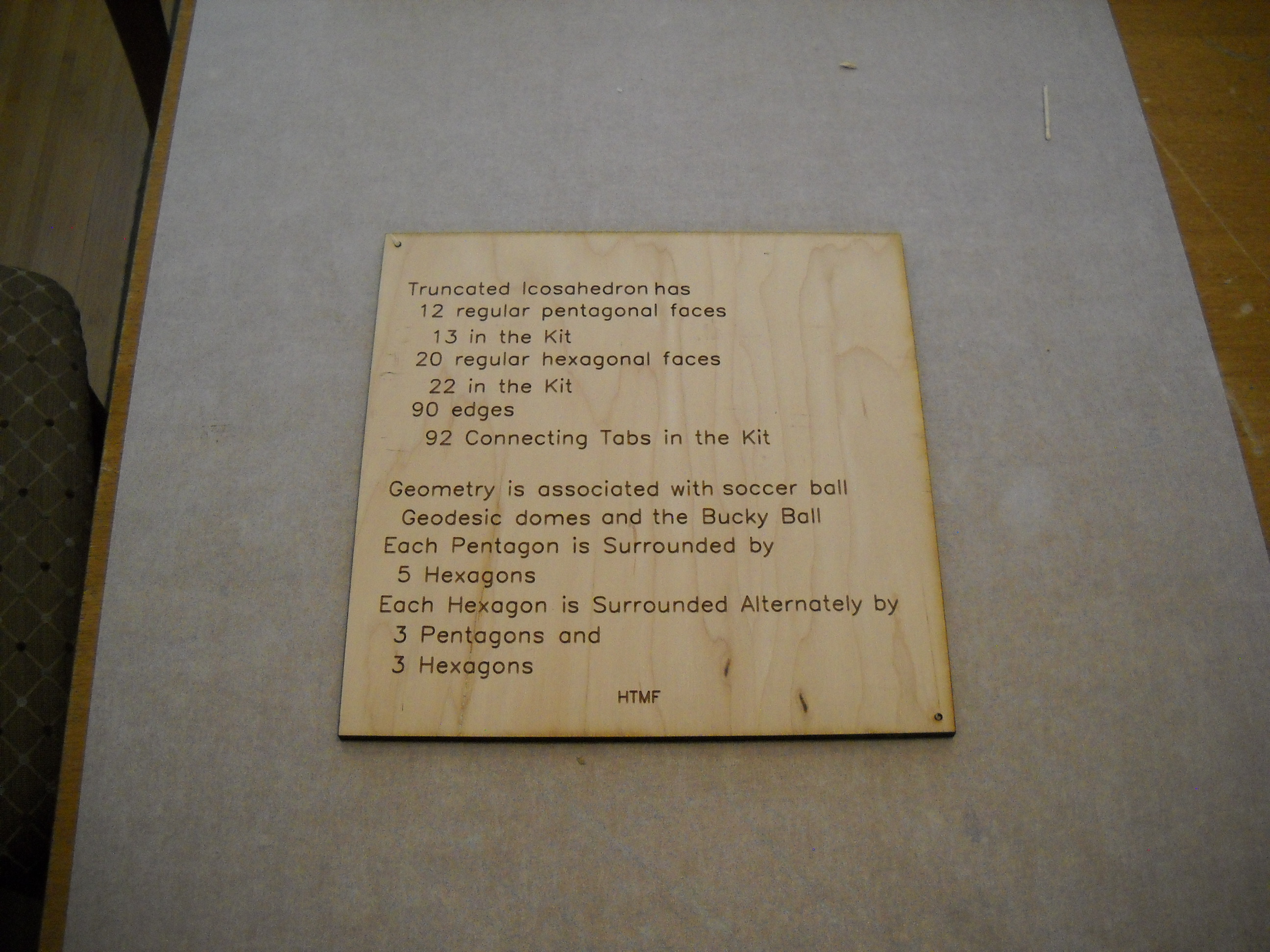 Wooden Truncated Icosahedron Puzzle : 6 Steps (with Pictures ...