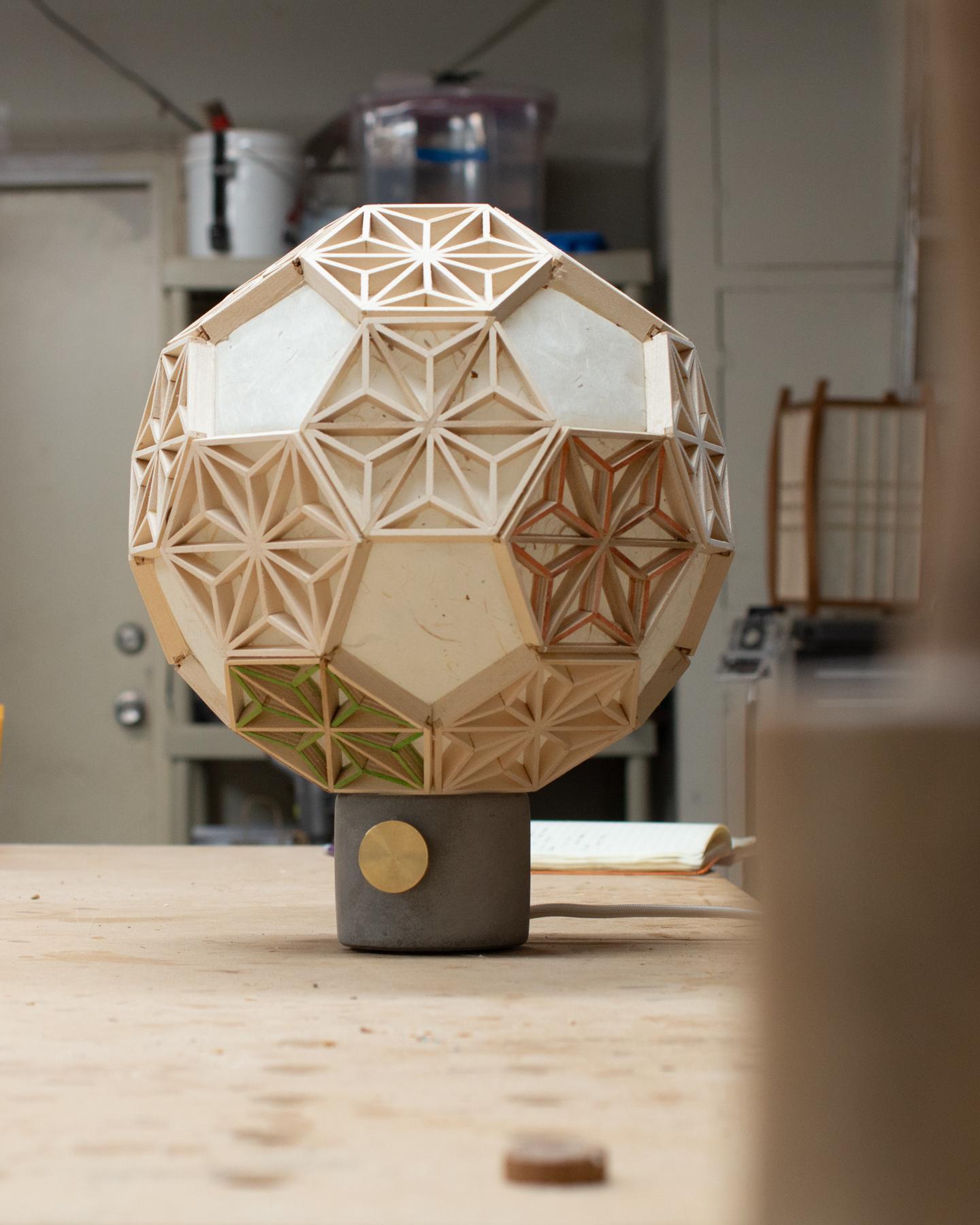 Truncated Icosahedron Kumiko Lamp : 8 Steps (with Pictures) - Instructables