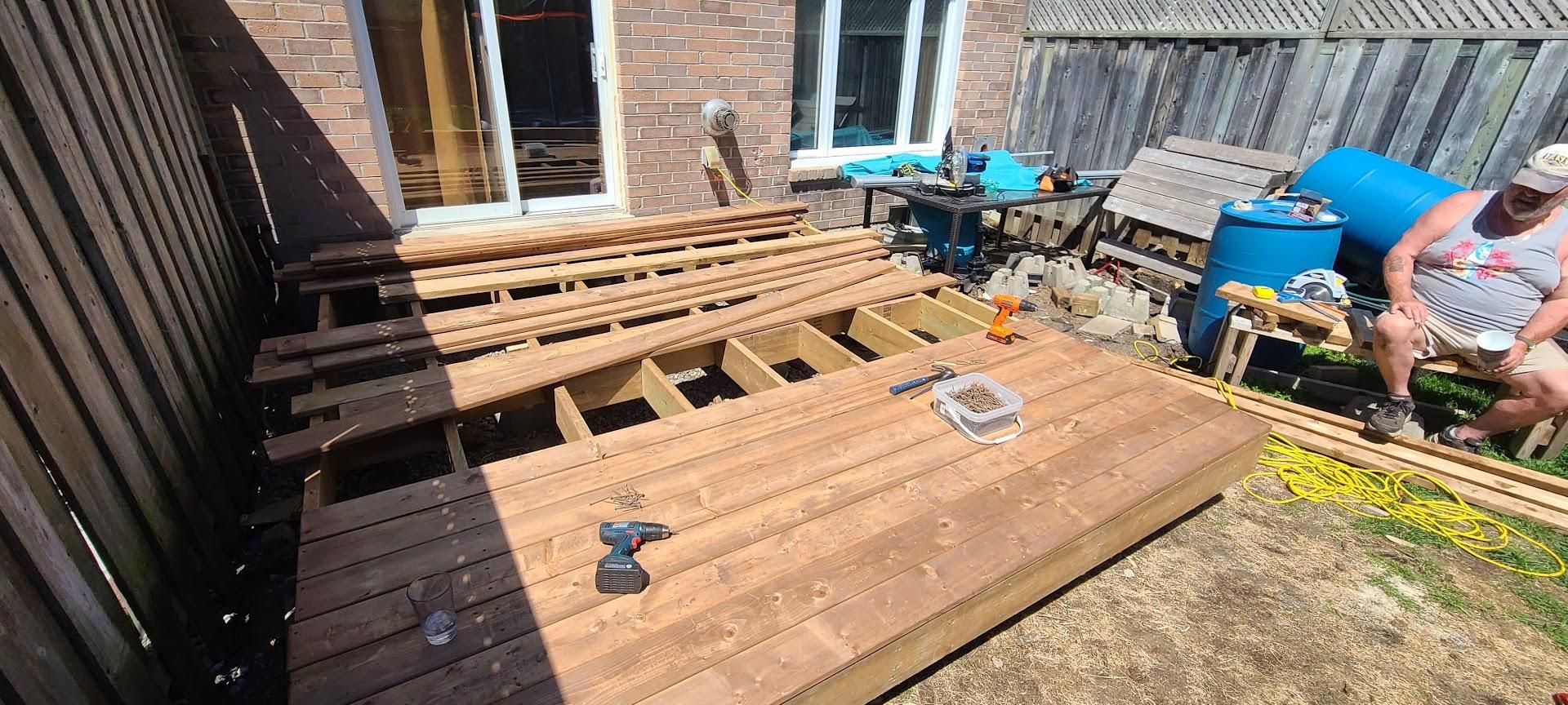 10' X 12' Backyard Deck : 8 Steps (with Pictures) - Instructables