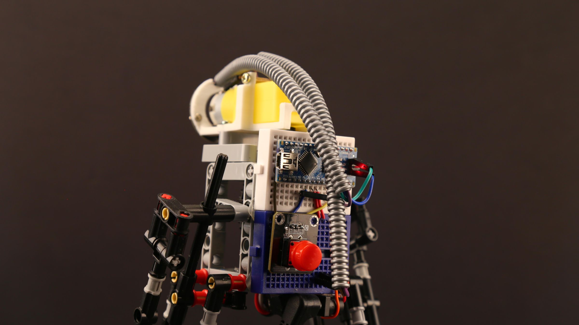 A DIY Biped Robot With Arduino, 3D Printed, and Lego-compatible Parts ...