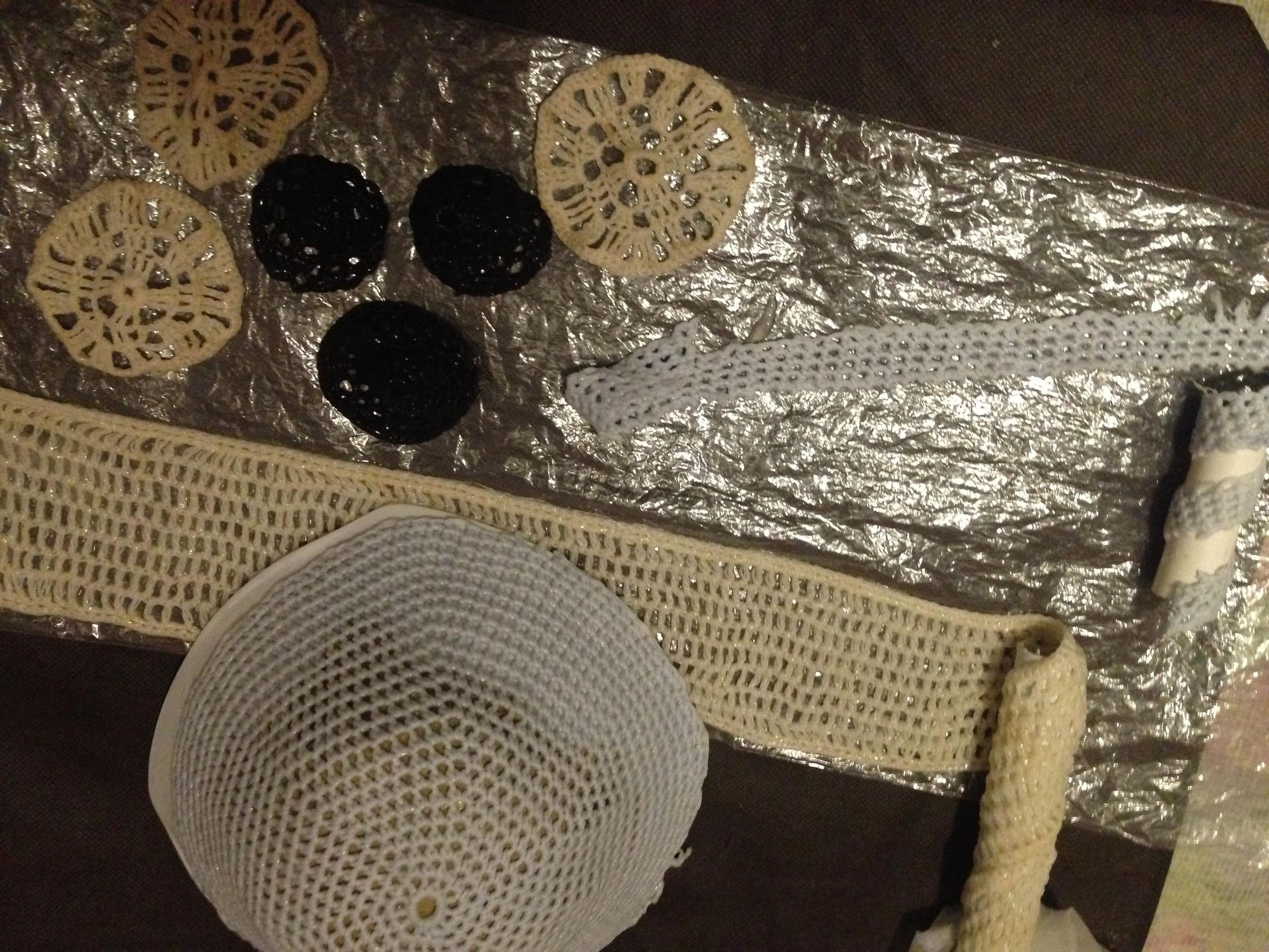 Crochet Facinator and How to Cut + Starch Crochet : 6 Steps - Instructables