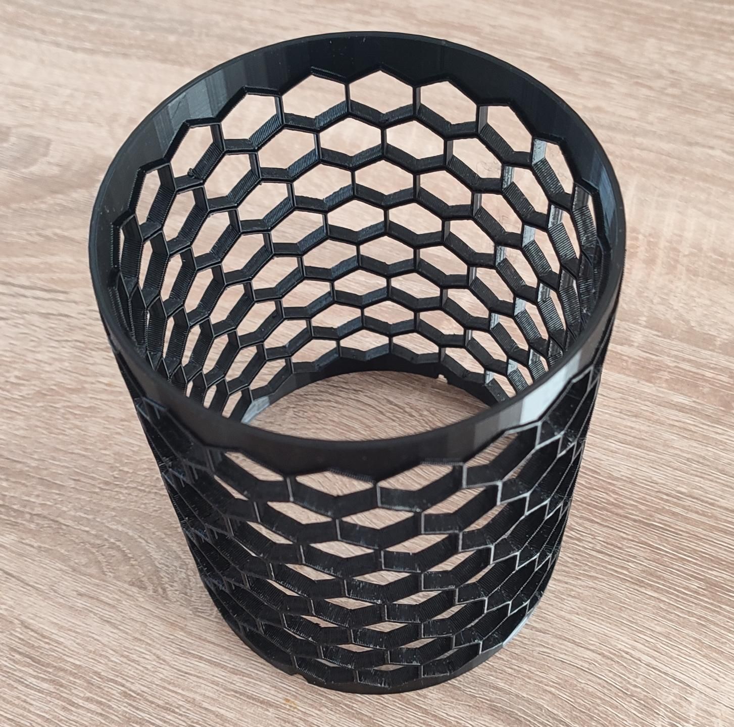 An Eye-Catching 3D Printed Hexagonal Cells LED Lamp : 4 Steps (with ...