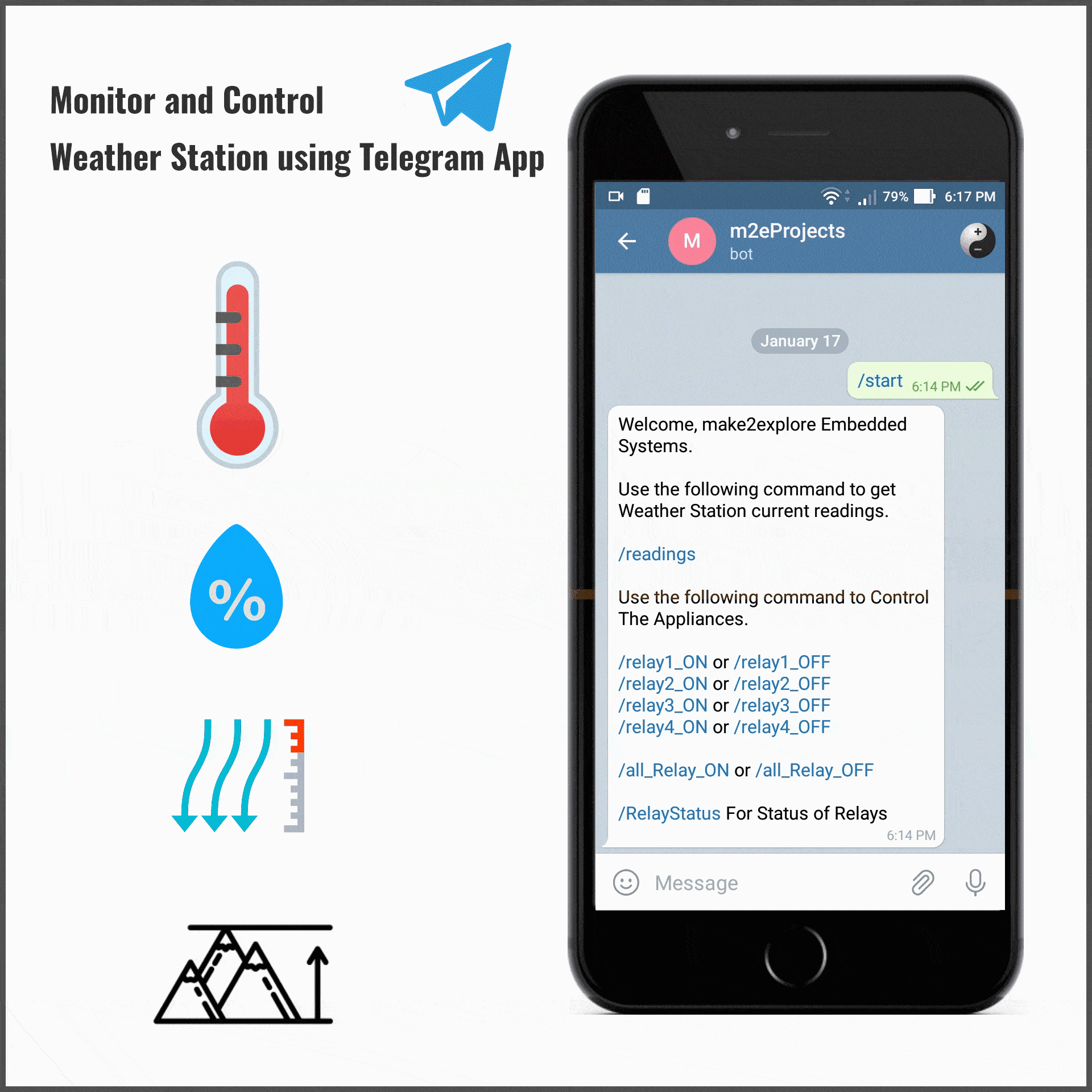 Monitor and Control Weather Station With Telegram App : 8 Steps ...