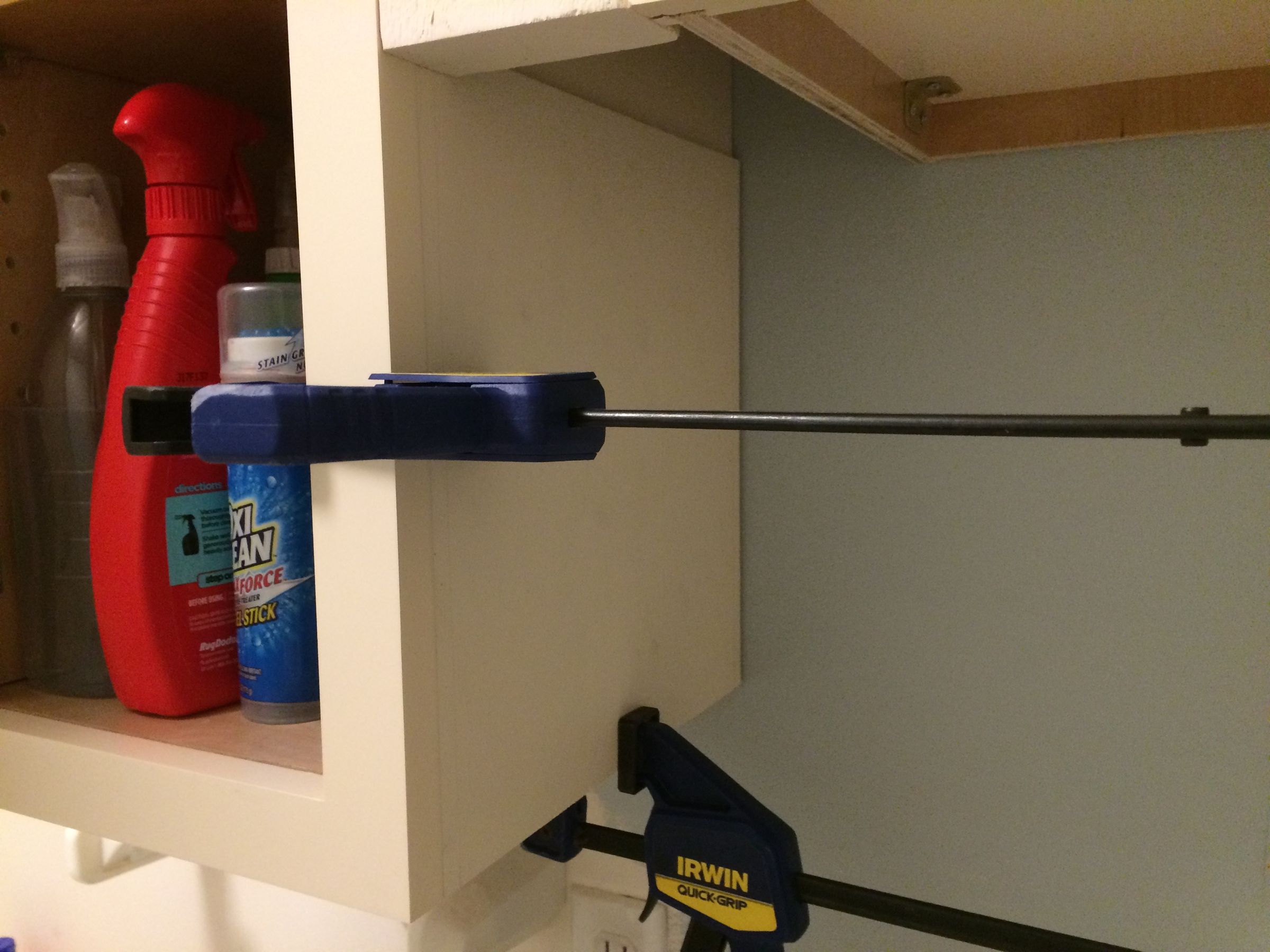 Sliding Clothes Dryer Under Laundry Cabinets : 9 Steps (with Pictures ...