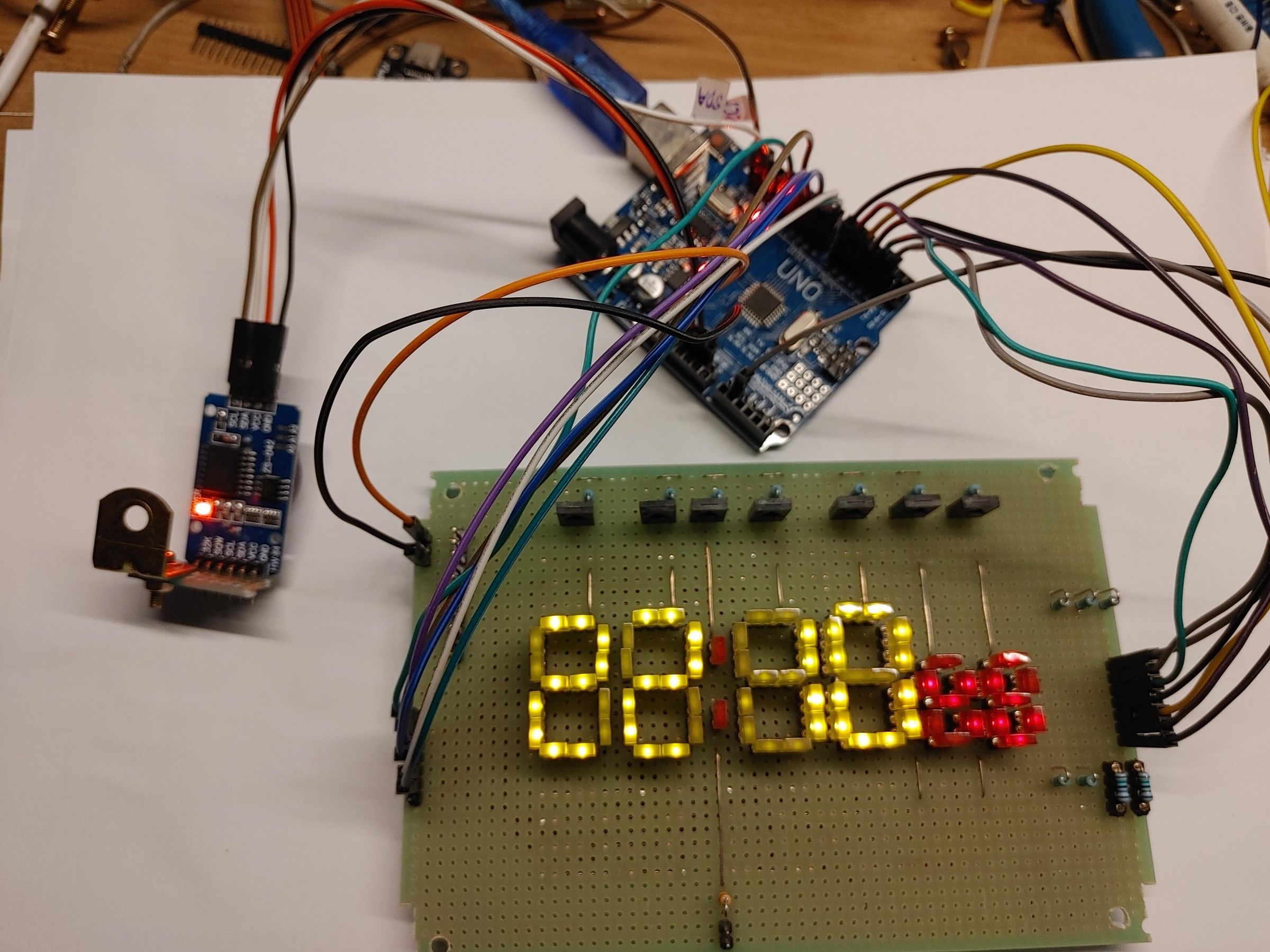 Digital Clock With 7-segment LED Display : 7 Steps (with Pictures ...