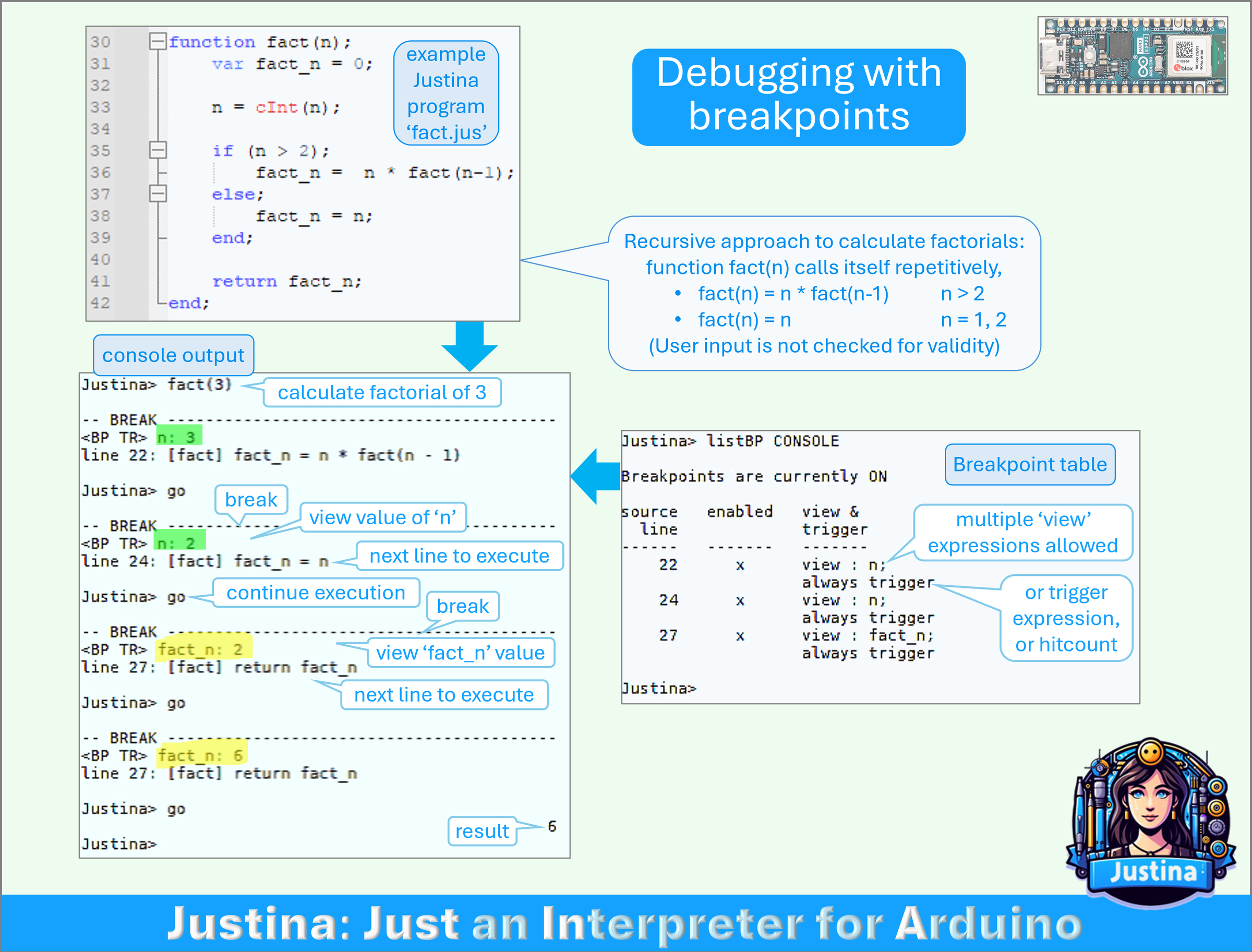 Introducing Justina: 'Just an Interpreter for Arduino' : 8 Steps (with ...