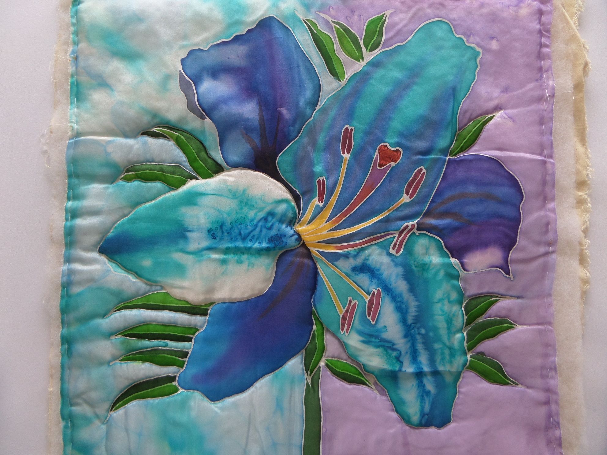 'Rainbow Lily' Silk Painting : 11 Steps (with Pictures) - Instructables