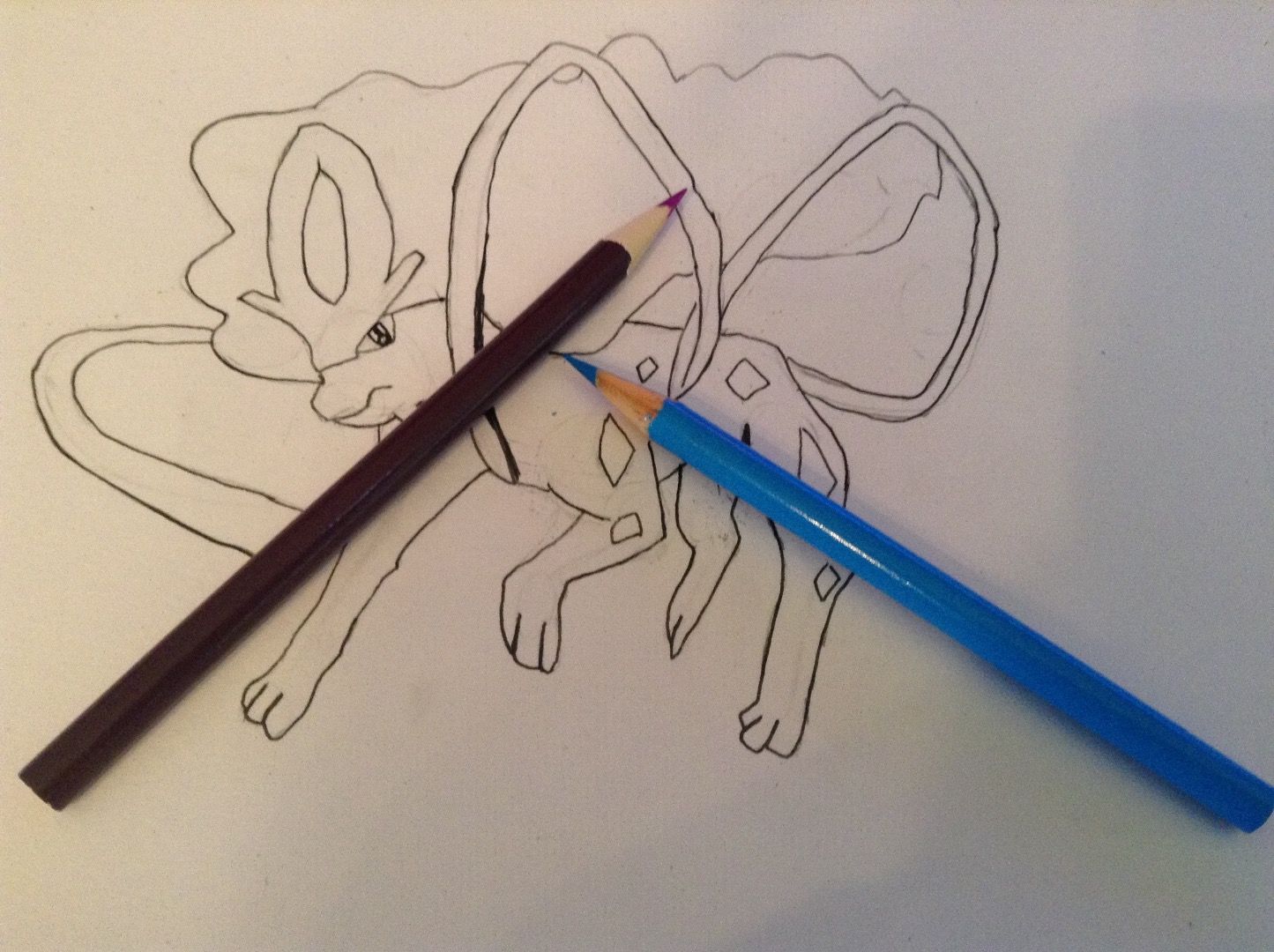 How to Draw Suicune : 3 Steps - Instructables