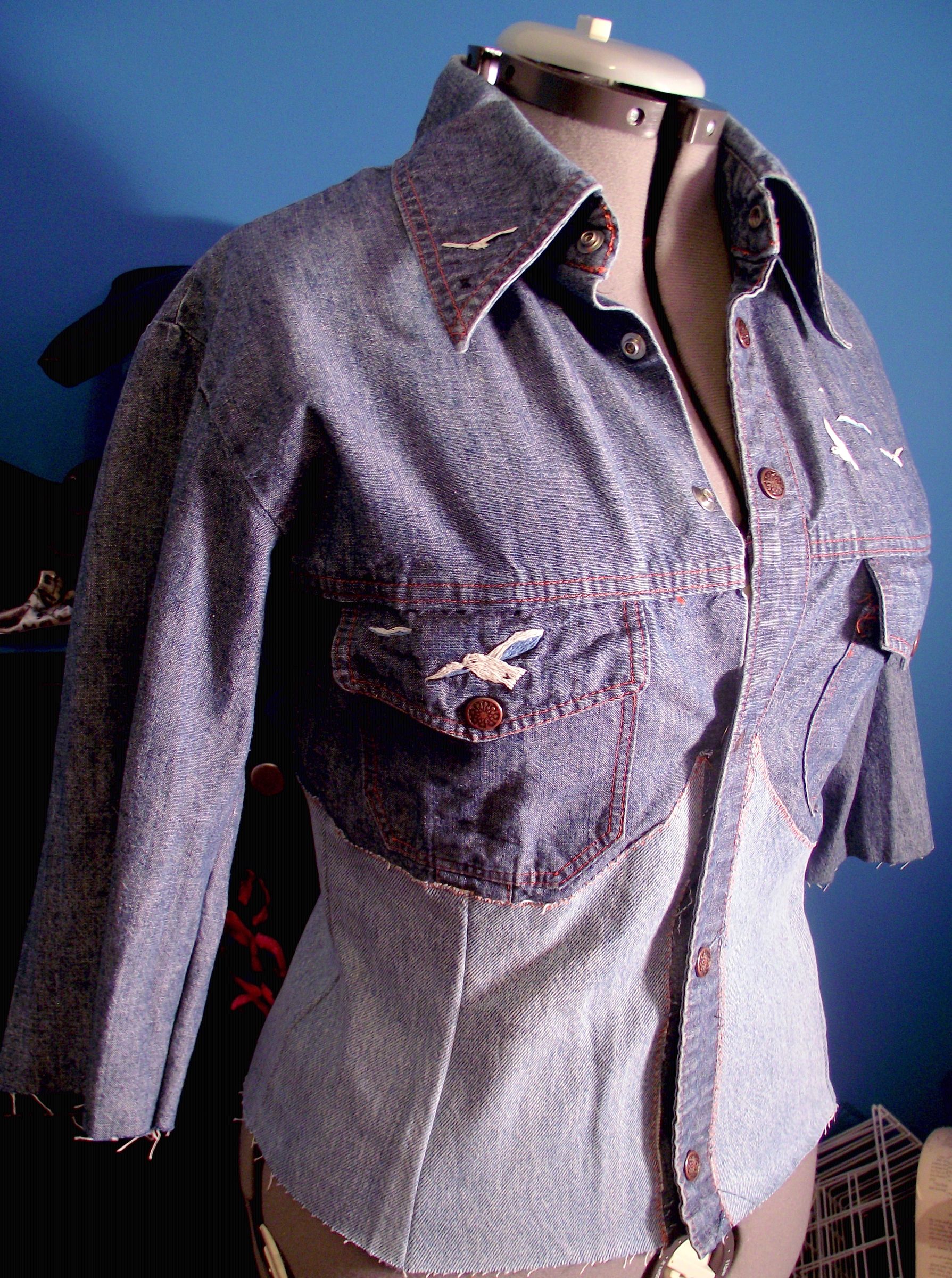 Recycled Denim Dress : 4 Steps (with Pictures) - Instructables