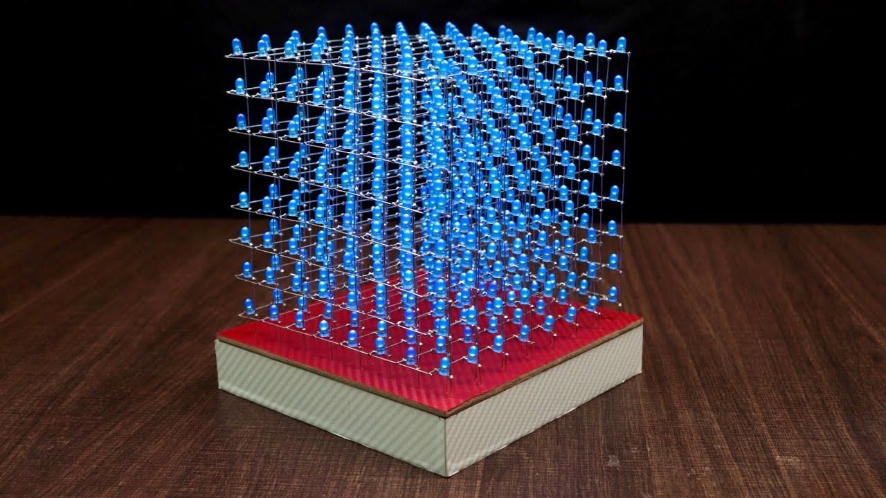 How to Build 8x8x8 LED Cube : 13 Steps - Instructables