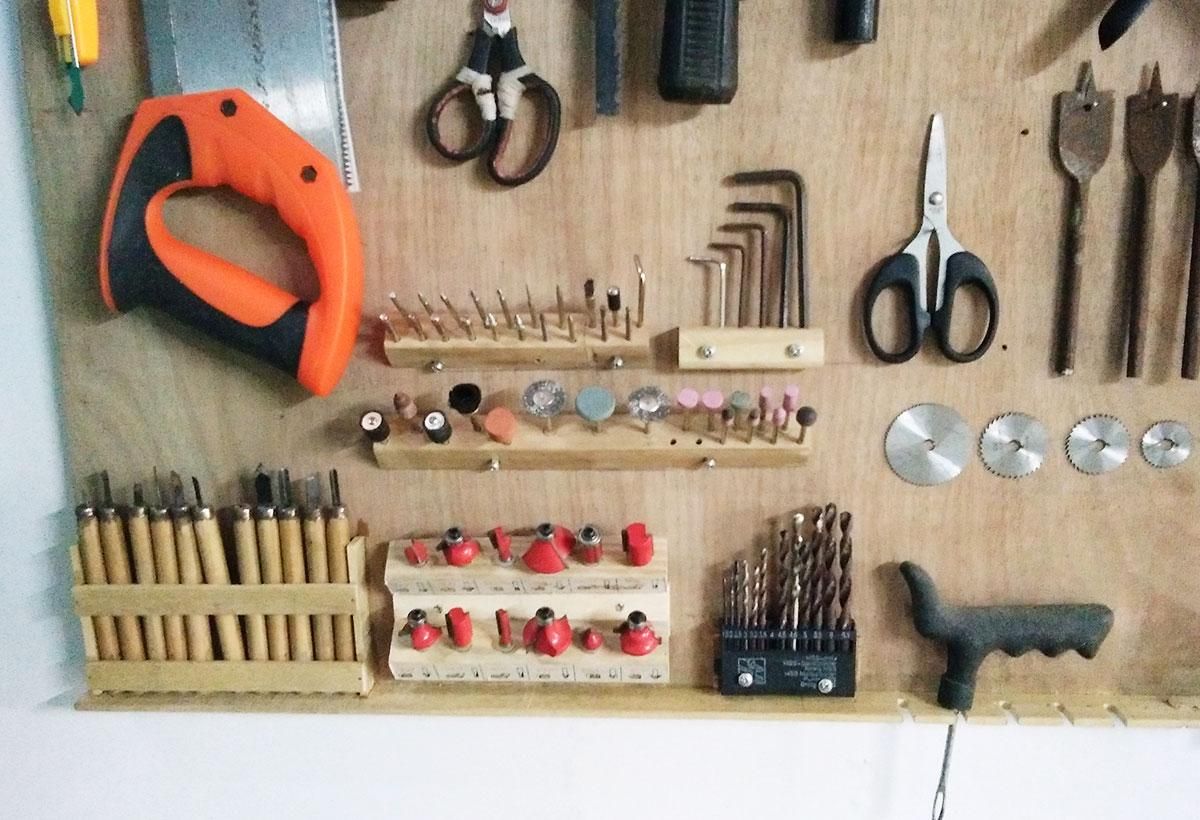 DIY Workshop Tool Organizer Board : 11 Steps (with Pictures ...