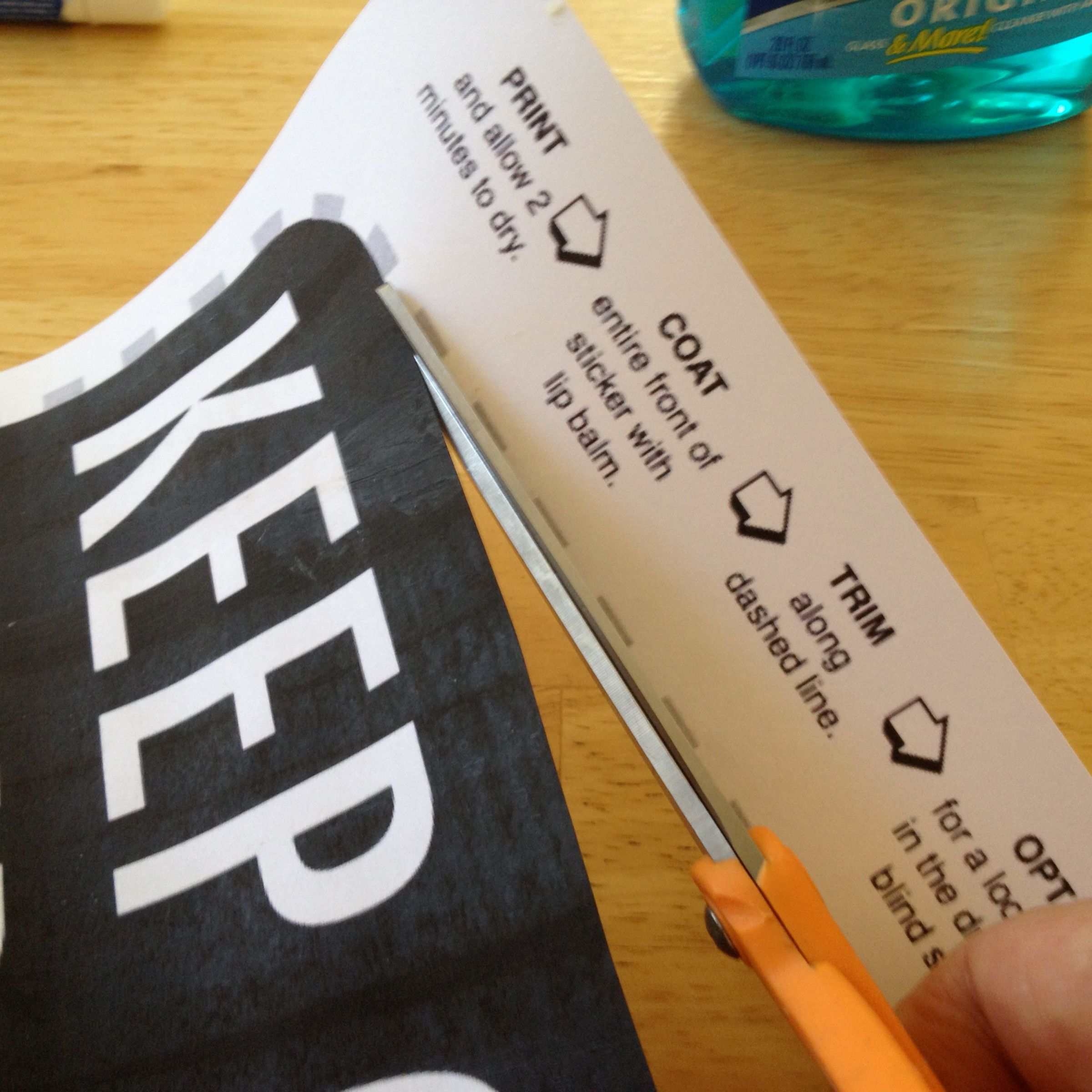 Make and Install a Removable Window Sticker in 10 Minutes : 8 Steps ...