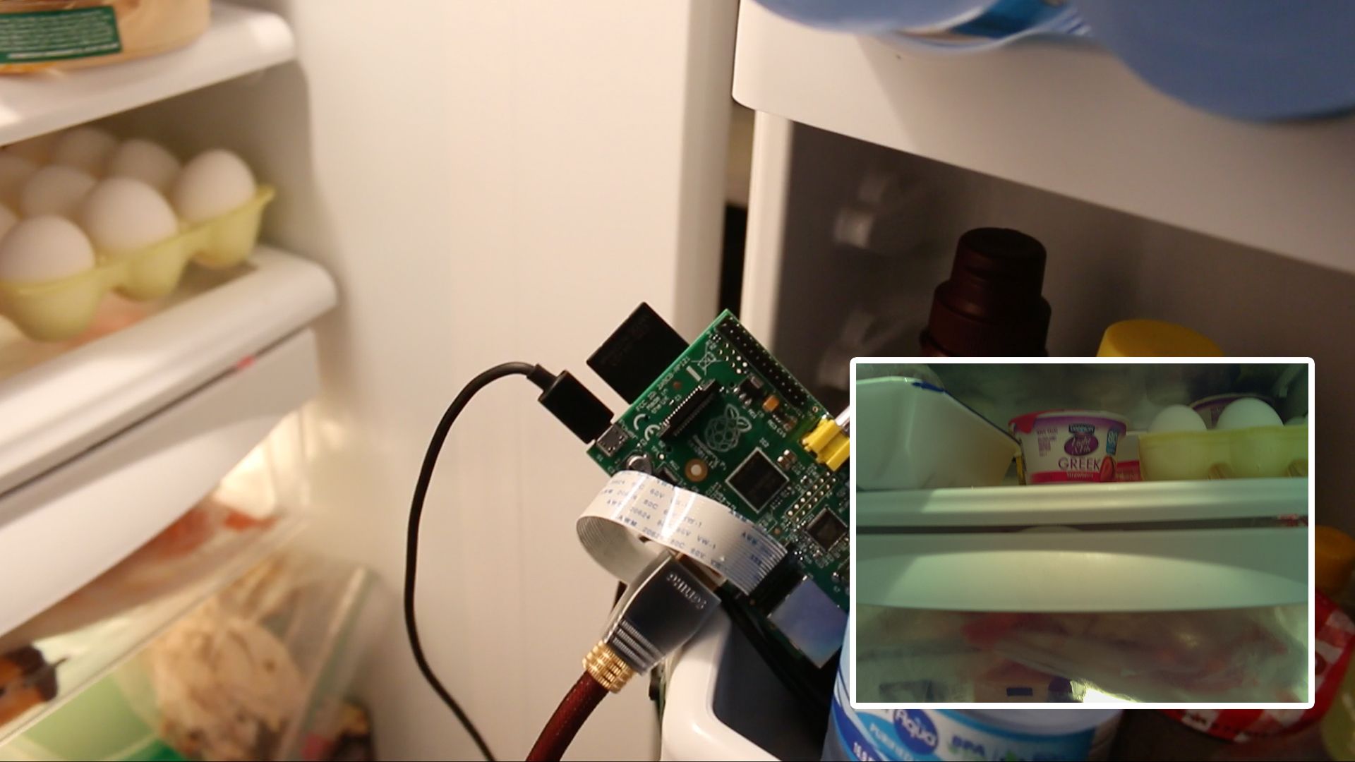 DIY "Family Hub" Refrigerator With Raspberry Pi + Camera : 9 Steps ...