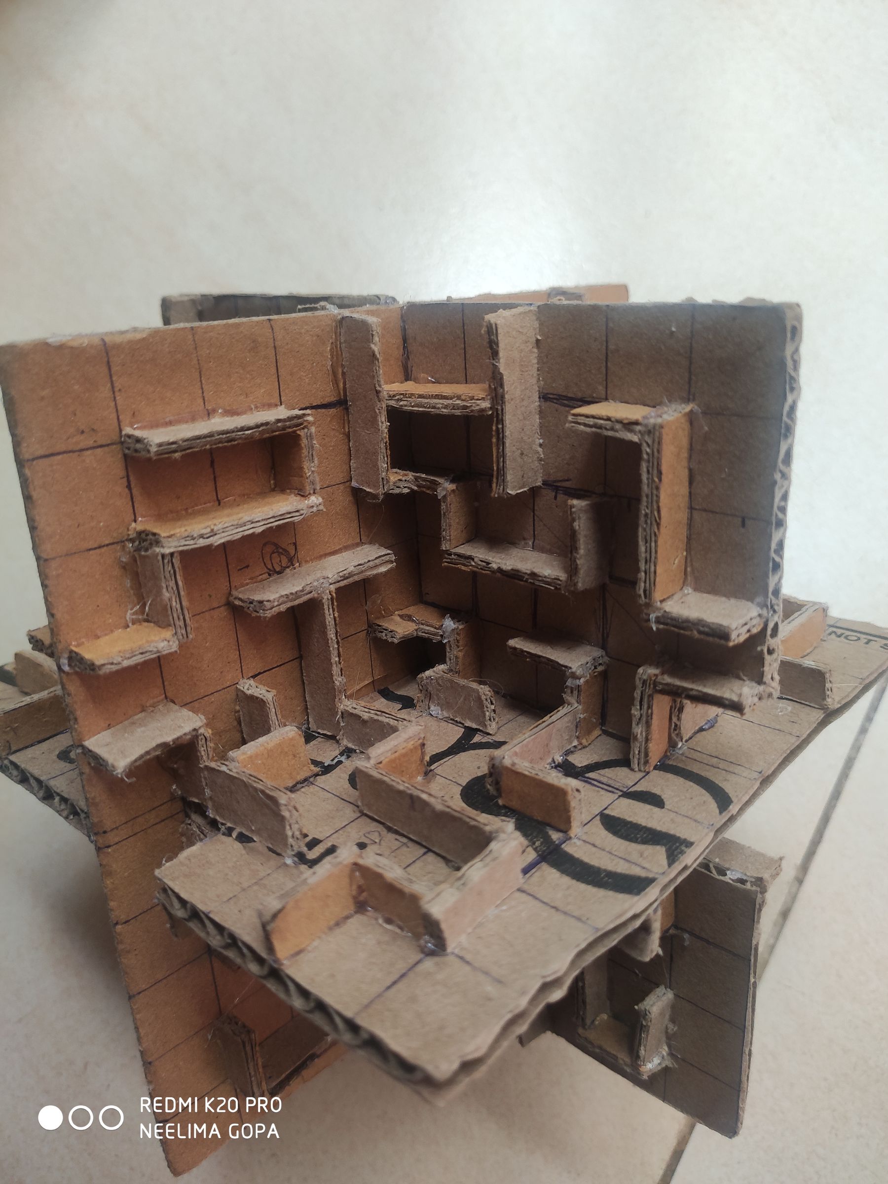 3D Cardboard Labyrinth Maze : 19 Steps (with Pictures) - Instructables