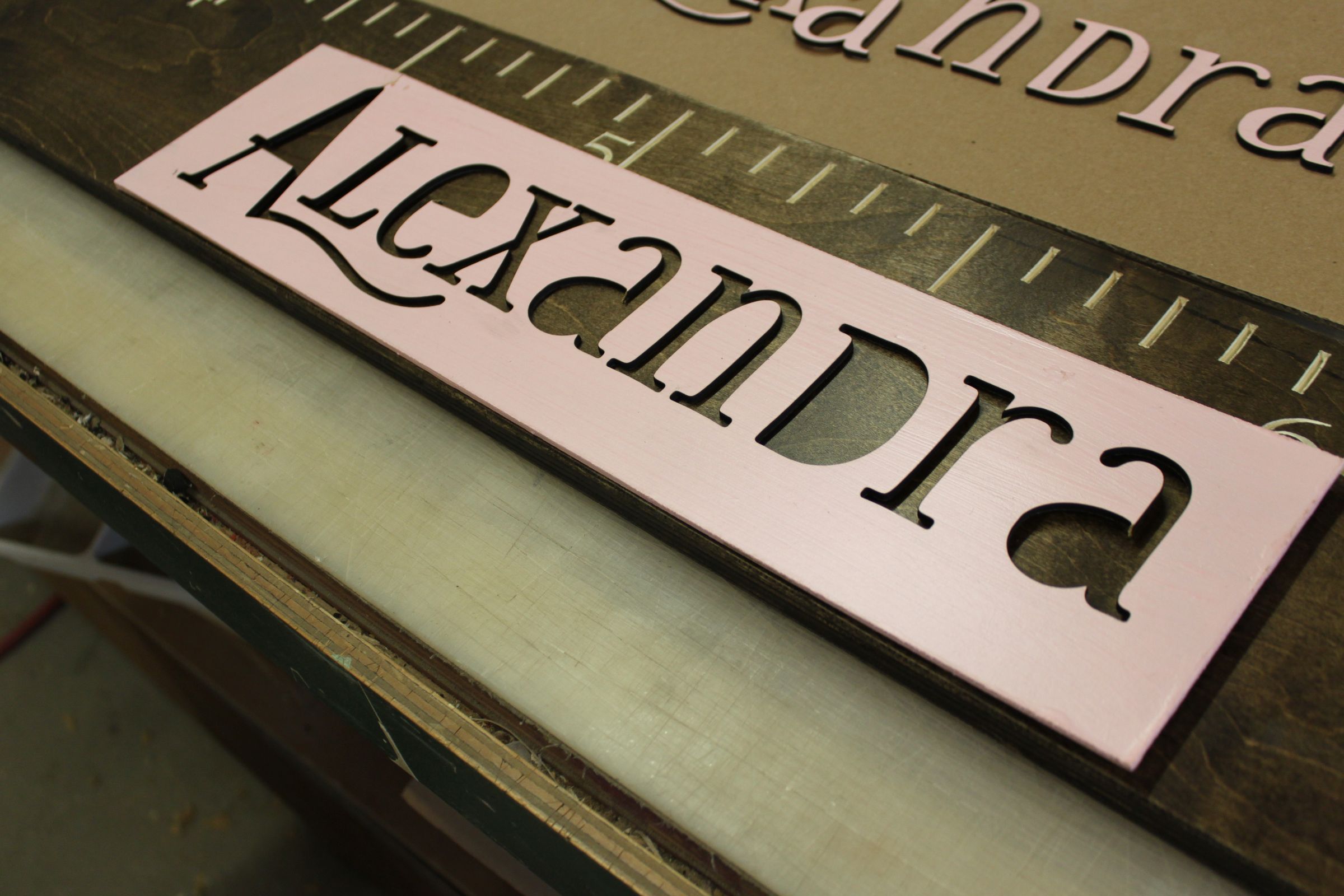 Embossed Name Growth Chart Ruler - Assembly : 7 Steps (with Pictures ...