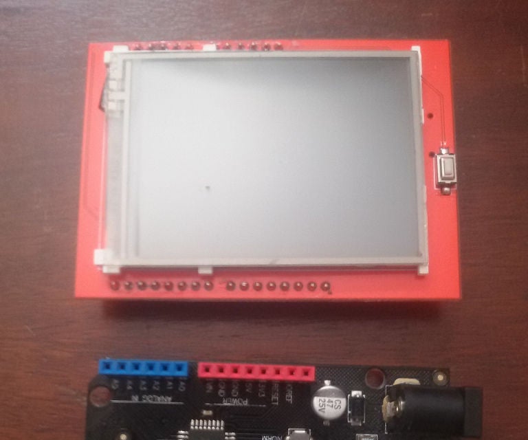 How To Use 24 Inch Tft Lcd Spfd5408 With Arduino Uno And Mega 5 Steps Instructables 