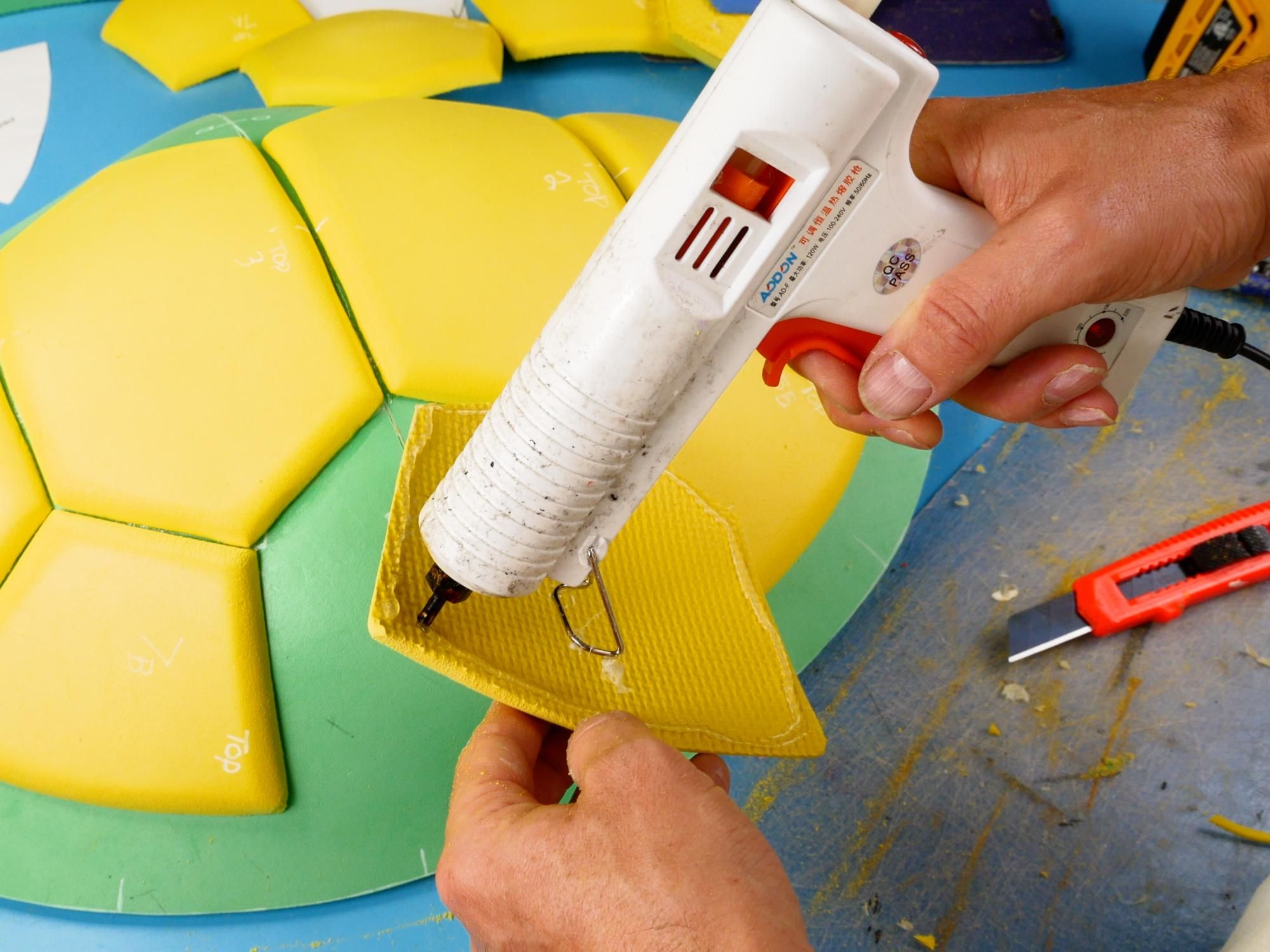 DIY Turtle Shell From a Foam Mat! : 29 Steps (with Pictures ...