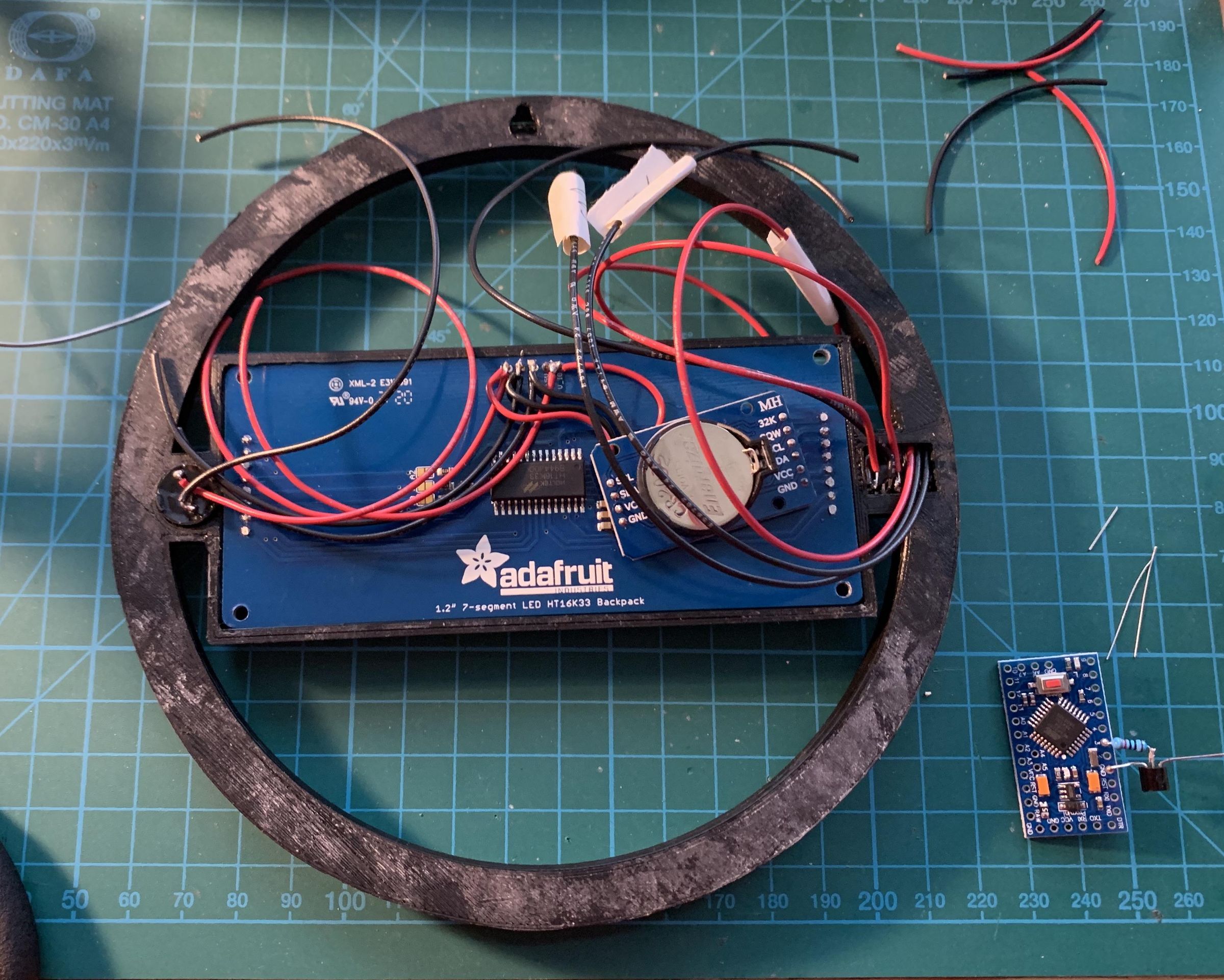7-Segment NeoPixel Clock With Countdown Timer : 8 Steps (with Pictures) - Instructables