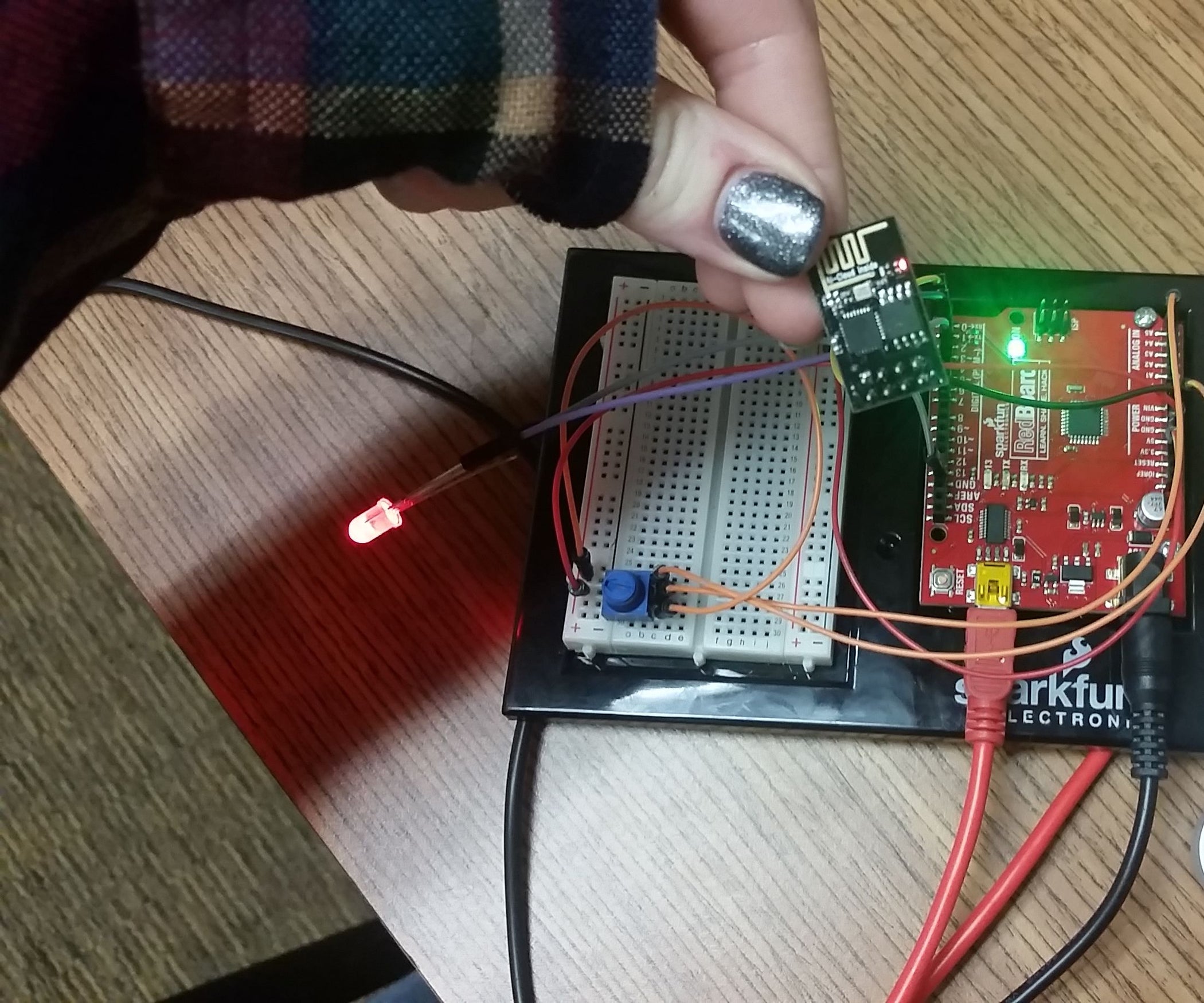 Arduino Connected To Wifi Using Esp8266 Controlled By Blynk Using A Mac Os X 13 Steps
