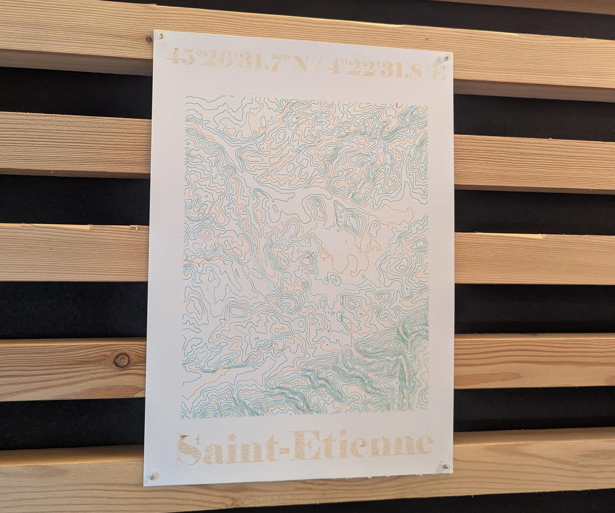 Custom Topographic Poster With Pen Plotting : 4 Steps (with Pictures ...