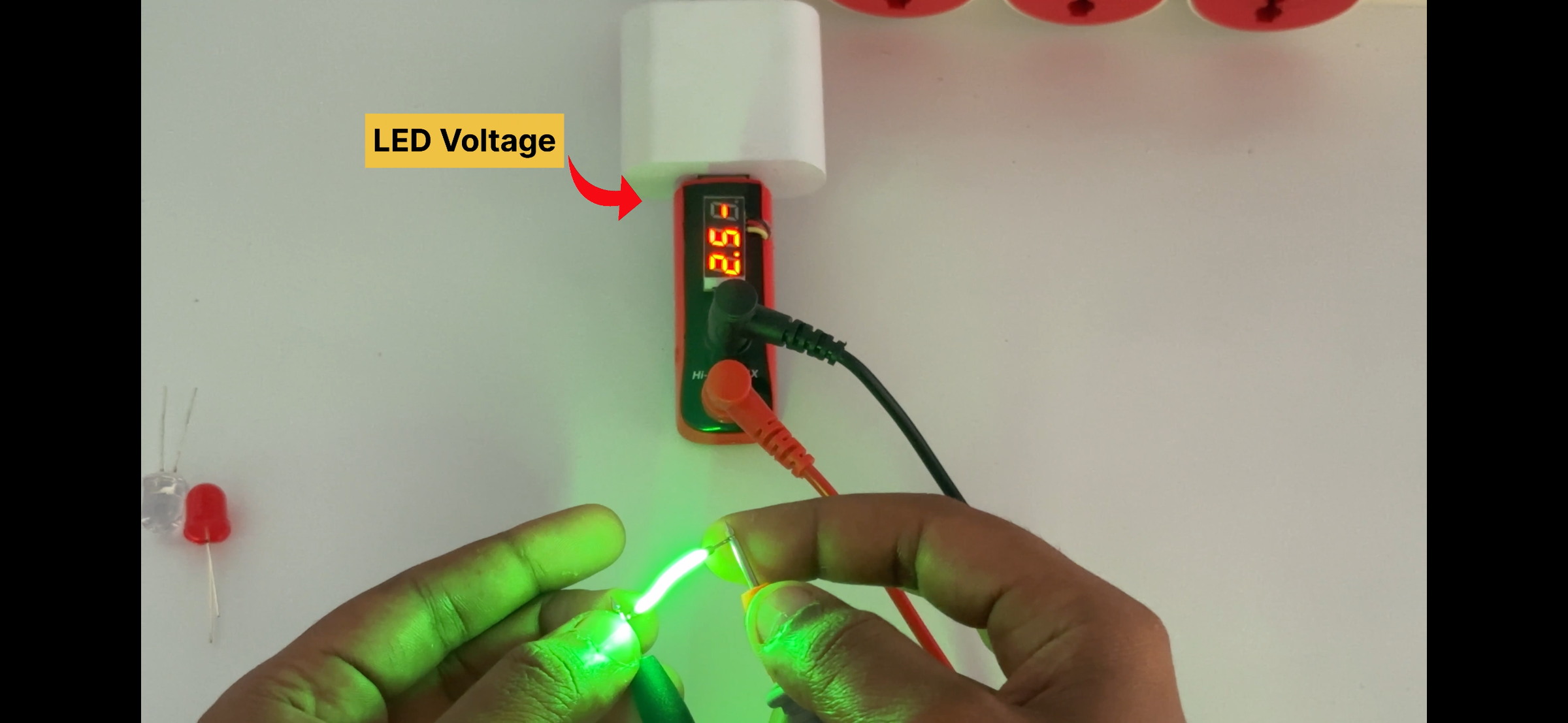 DIY LED Voltage Tester – Test Any DC Voltage With LEDs! : 11 Steps ...