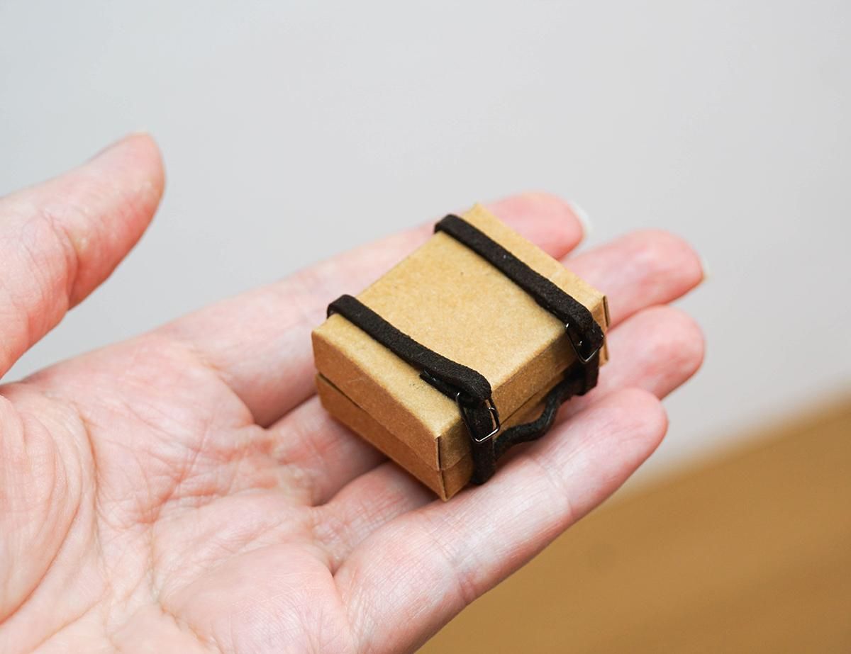 DIY Miniature Suitcase | How to Make a Mini 1/12 Picnic Hamper : 9 ...