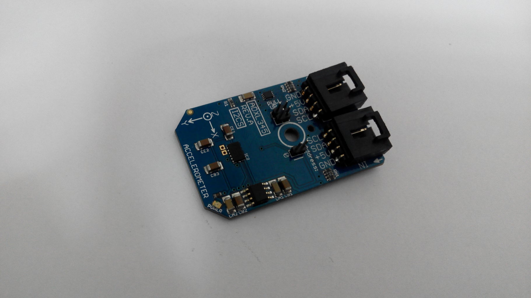 Raspberry Pi Adxl345 3 Axis Accelerometer Python Tutorial 4 Steps Instructables