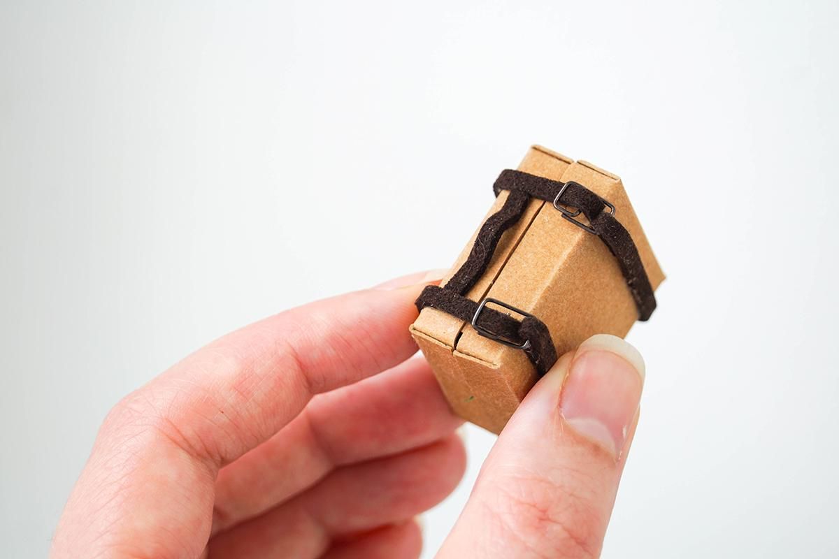 DIY Miniature Suitcase | How to Make a Mini 1/12 Picnic Hamper : 9 ...